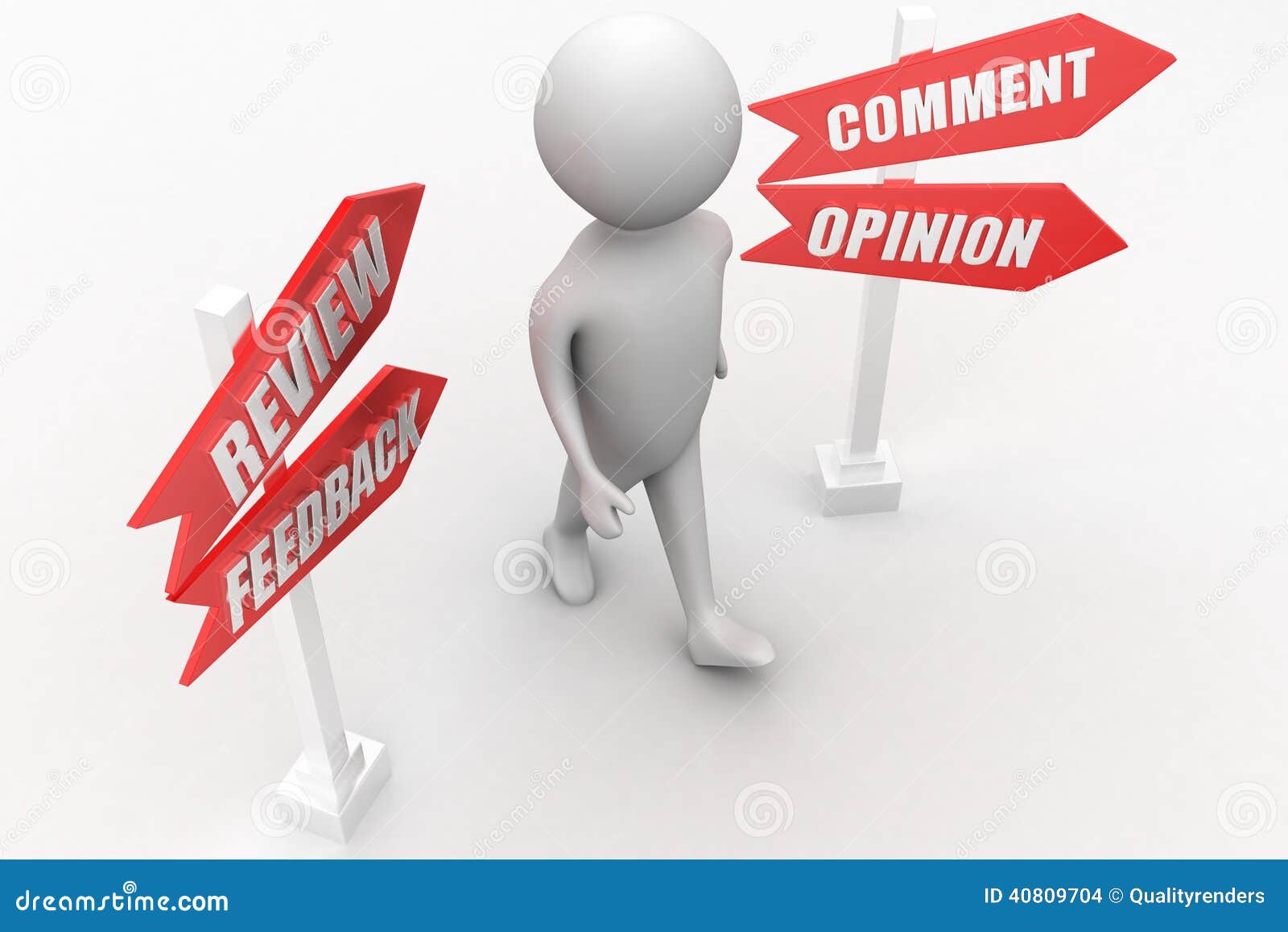 A Man, Customer or Other Person Thinks of His Feedback, Comment, Answer ... A Man, Customer or Other Person Thinks of His Feedback, Comment, Answer ...
