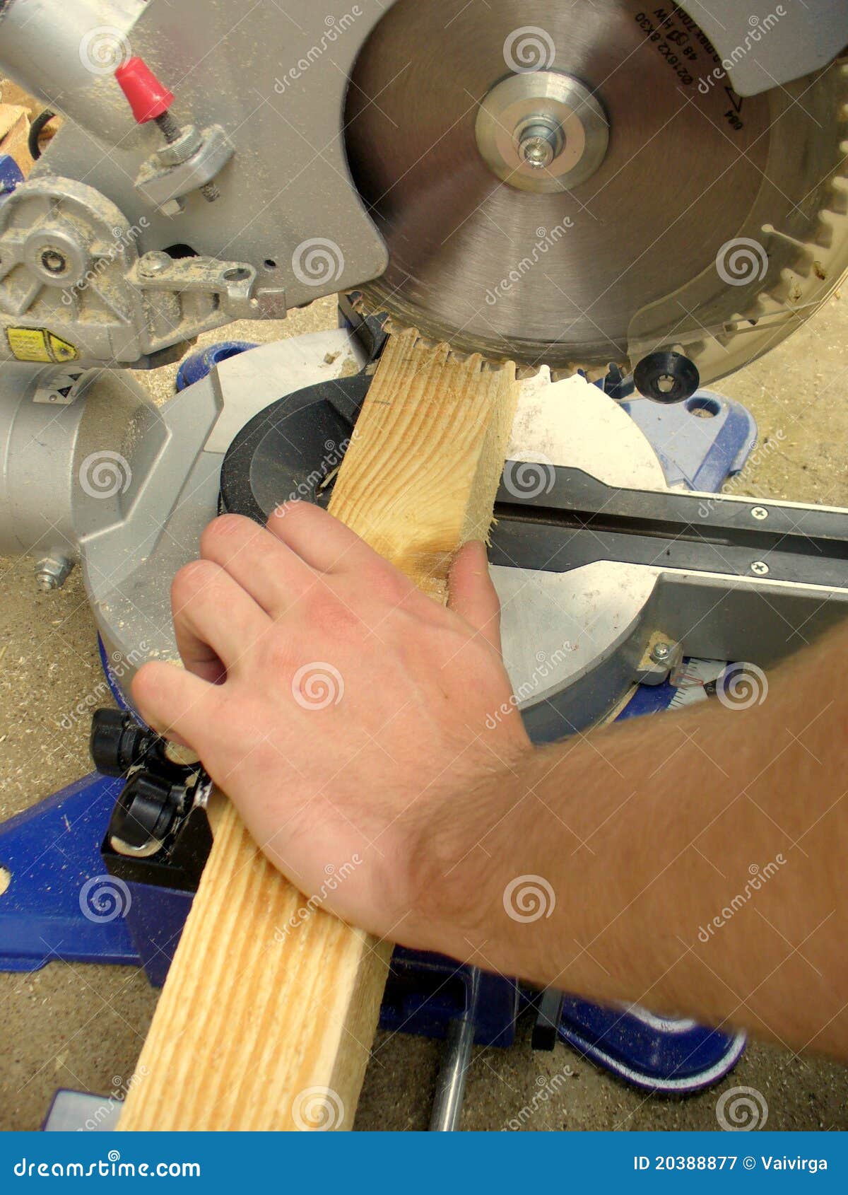 Man cutting wood stock image. Image of risk, caucasian - 20388877