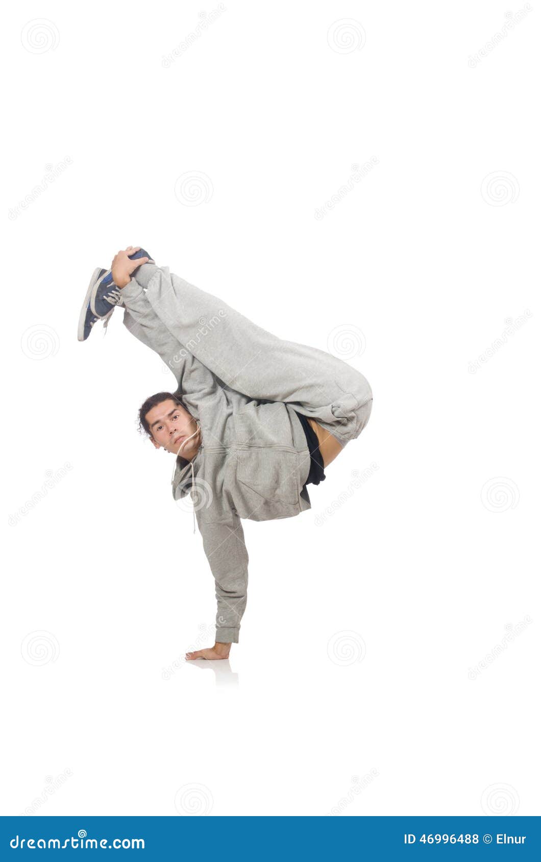 Man dancing isolated stock photo. Image of gymnastics - 46996488