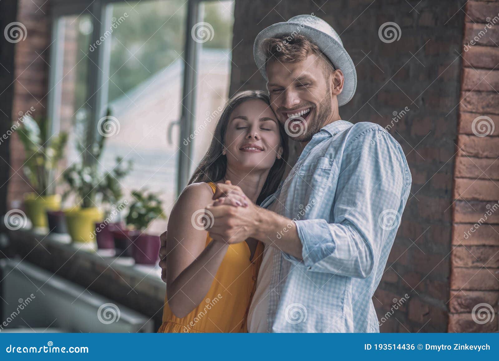 Man Dancing a Romantic Dance with a Woman Stock Photo - Image of ...