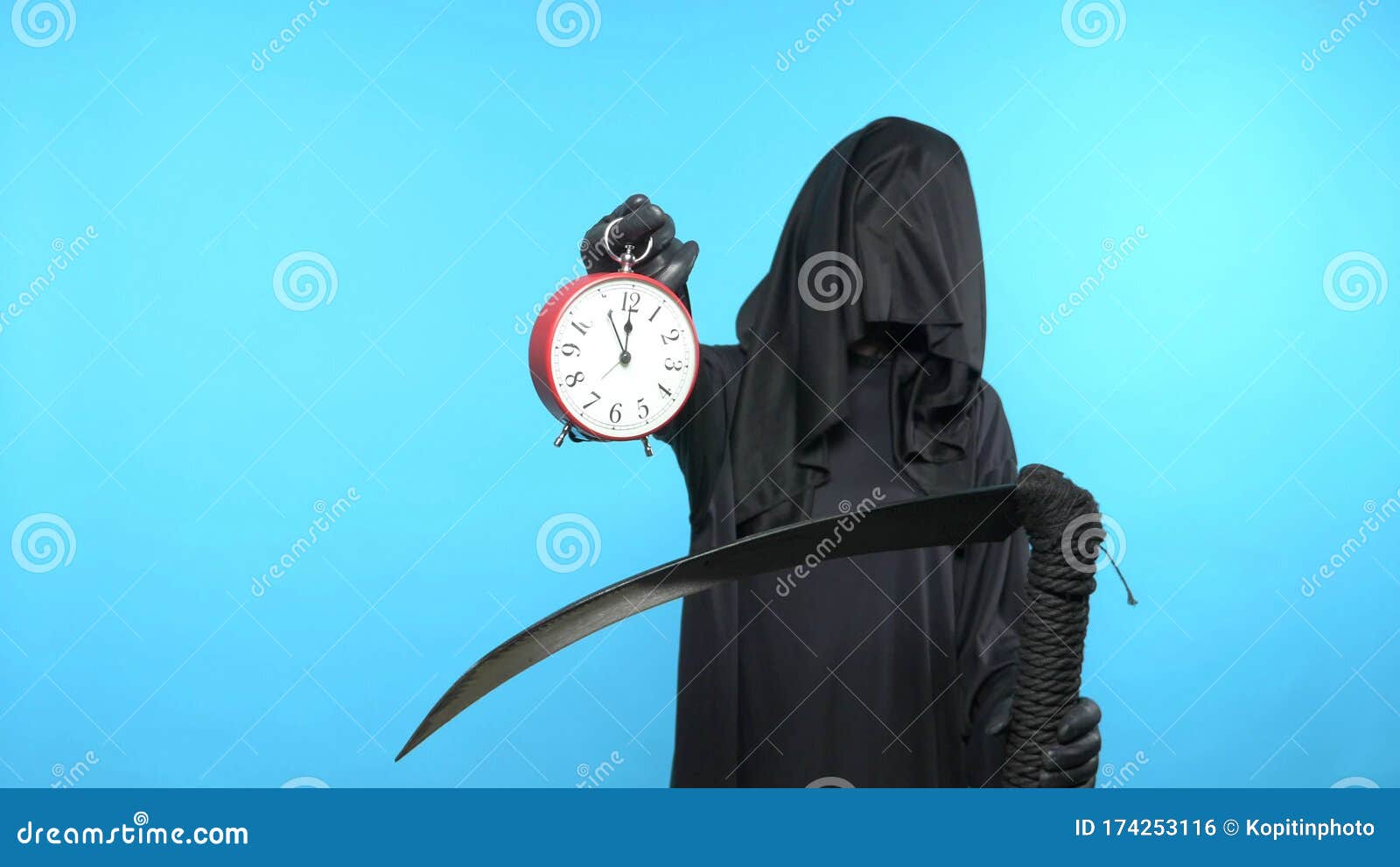 Death Suit. An Impersonal Black Robe With A Hood, A Symbol Of Death ...