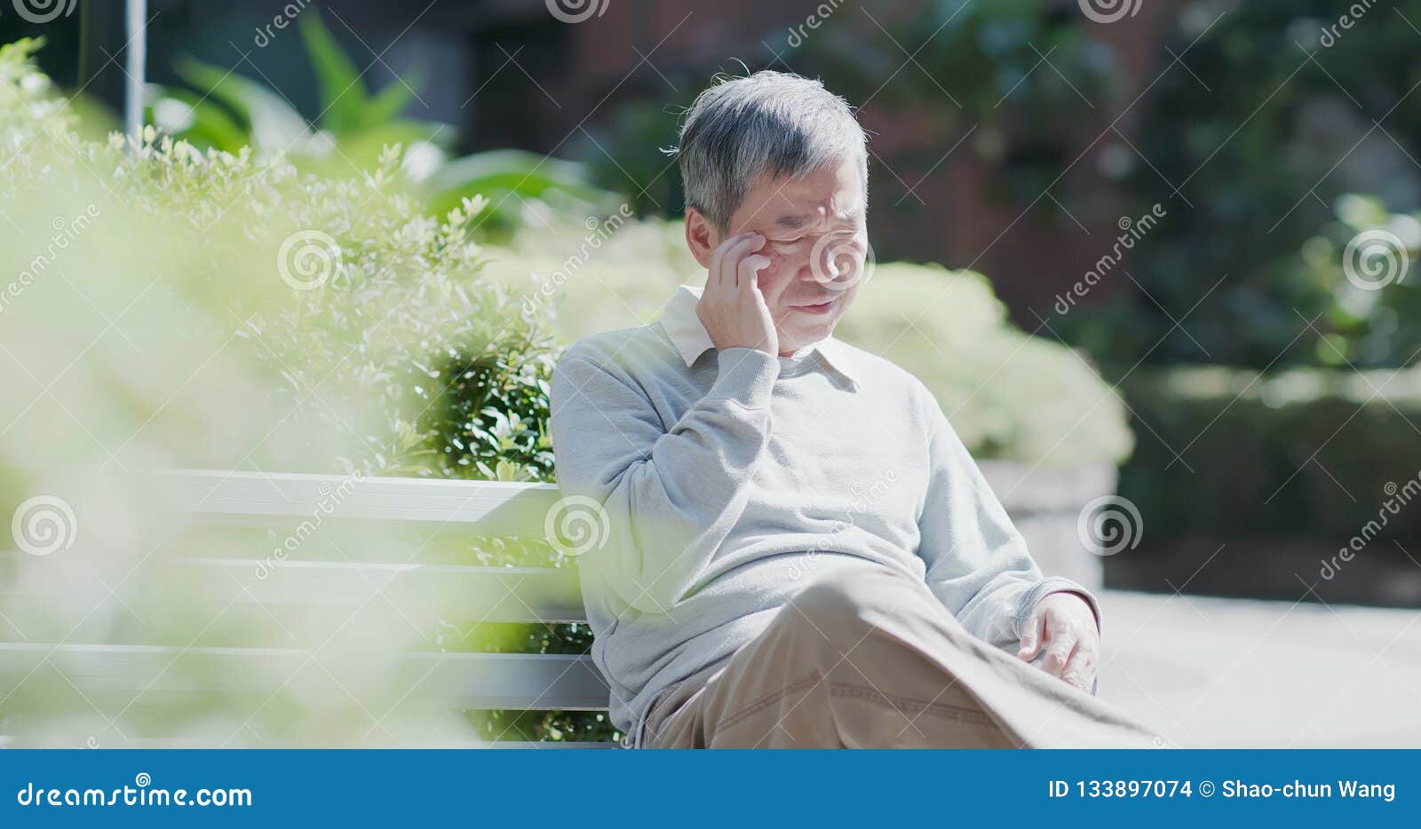 Man Depressed and Forget Something Stock Photo - Image of emotion ...