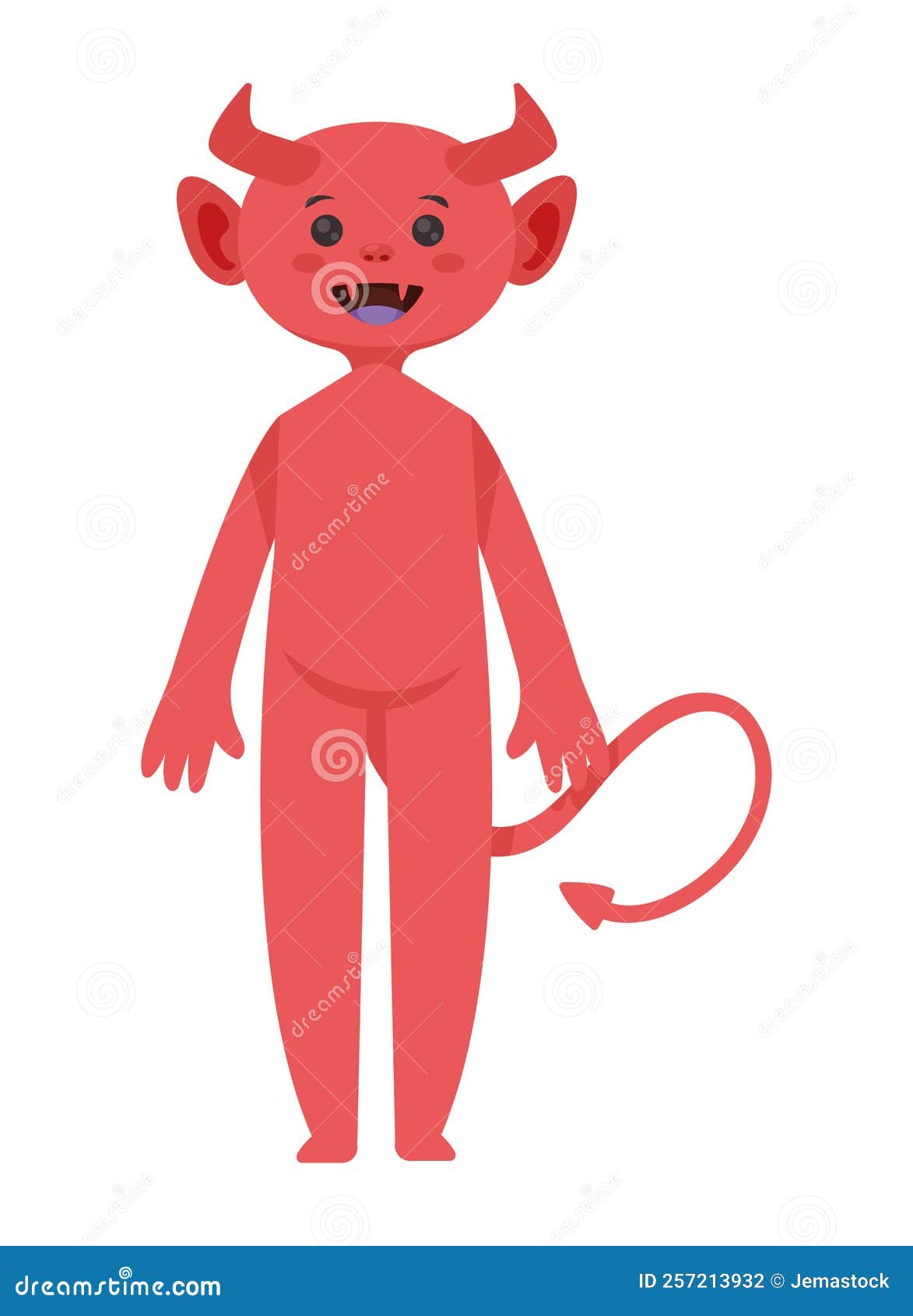 Man with devil costume stock illustration. Illustration of male - 257213932