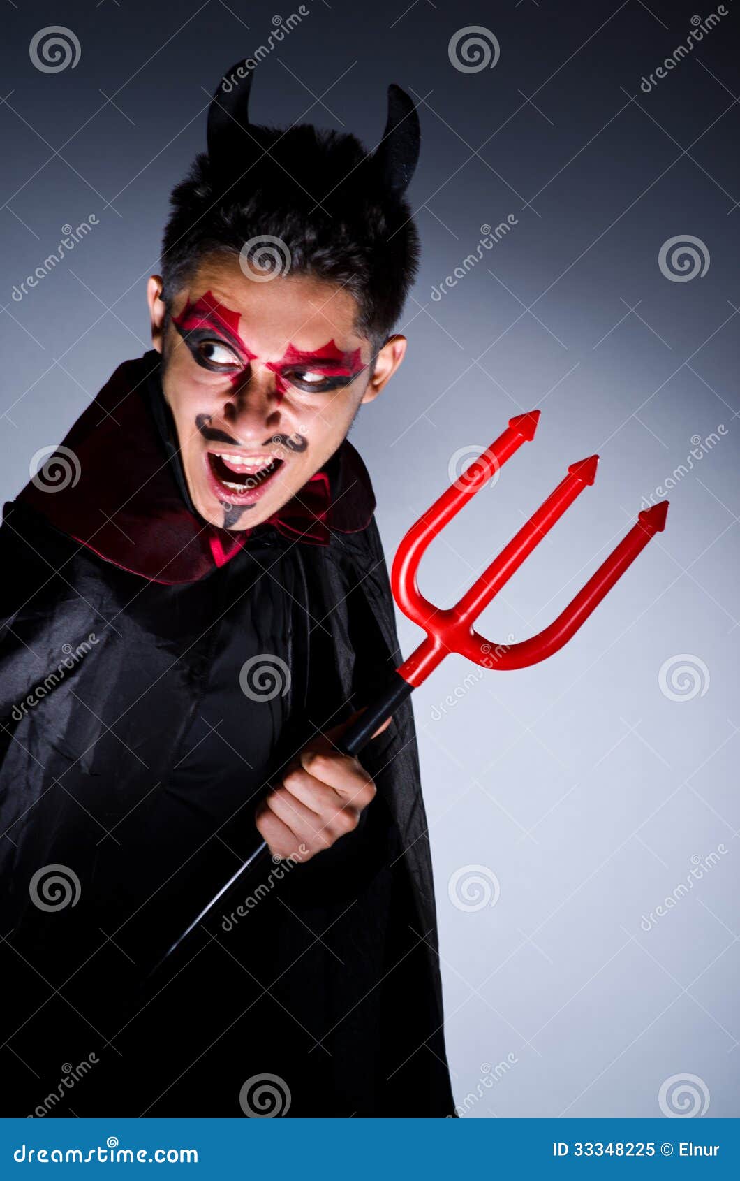 Man in devil costume stock image. Image of lucifer, person - 33348225