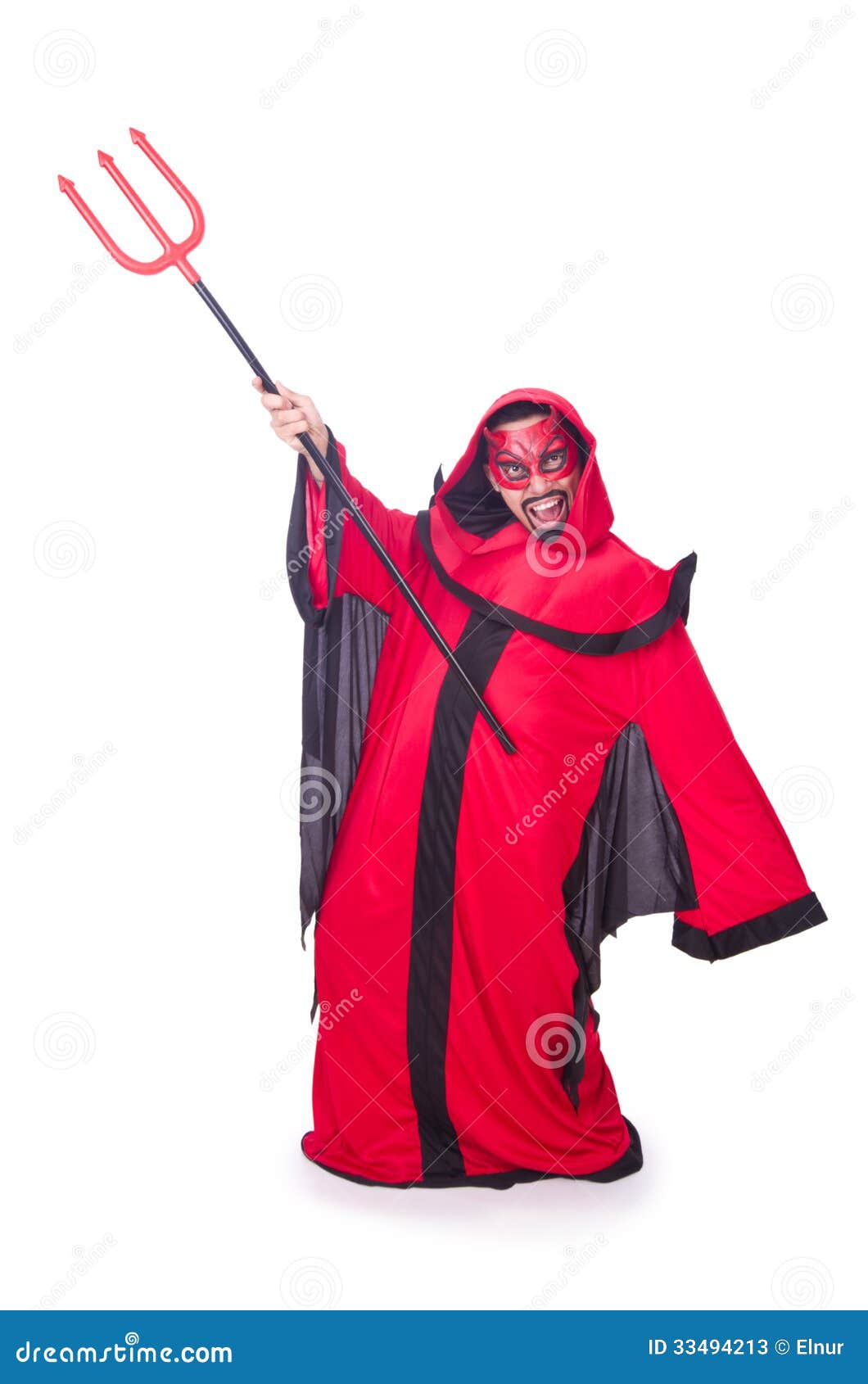 Man devil stock image. Image of hell, portrait, demon - 33494213