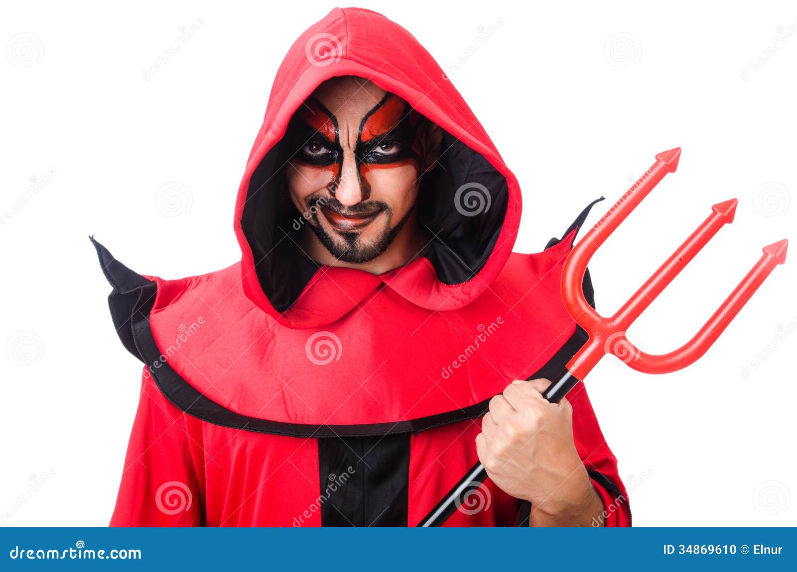 Man devil stock photo. Image of male, party, hell, black - 34869610