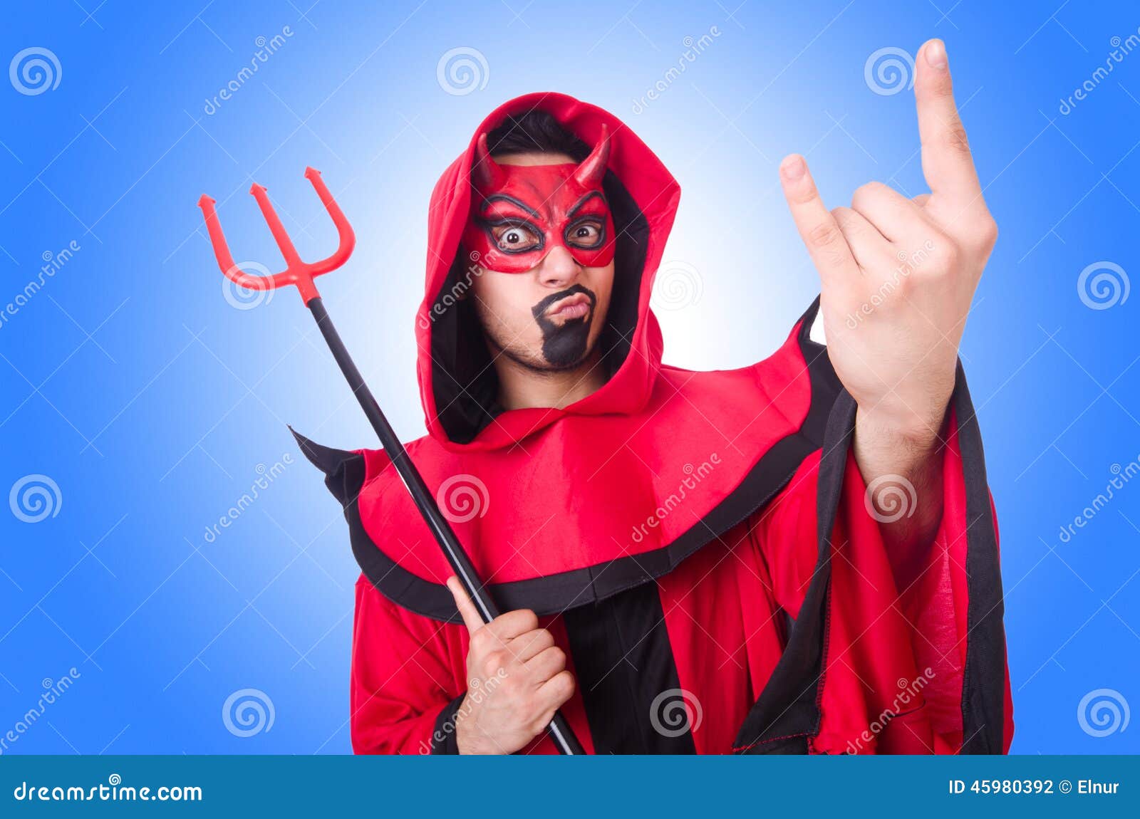 Man devil stock photo. Image of satan, small, evil, black - 45980392