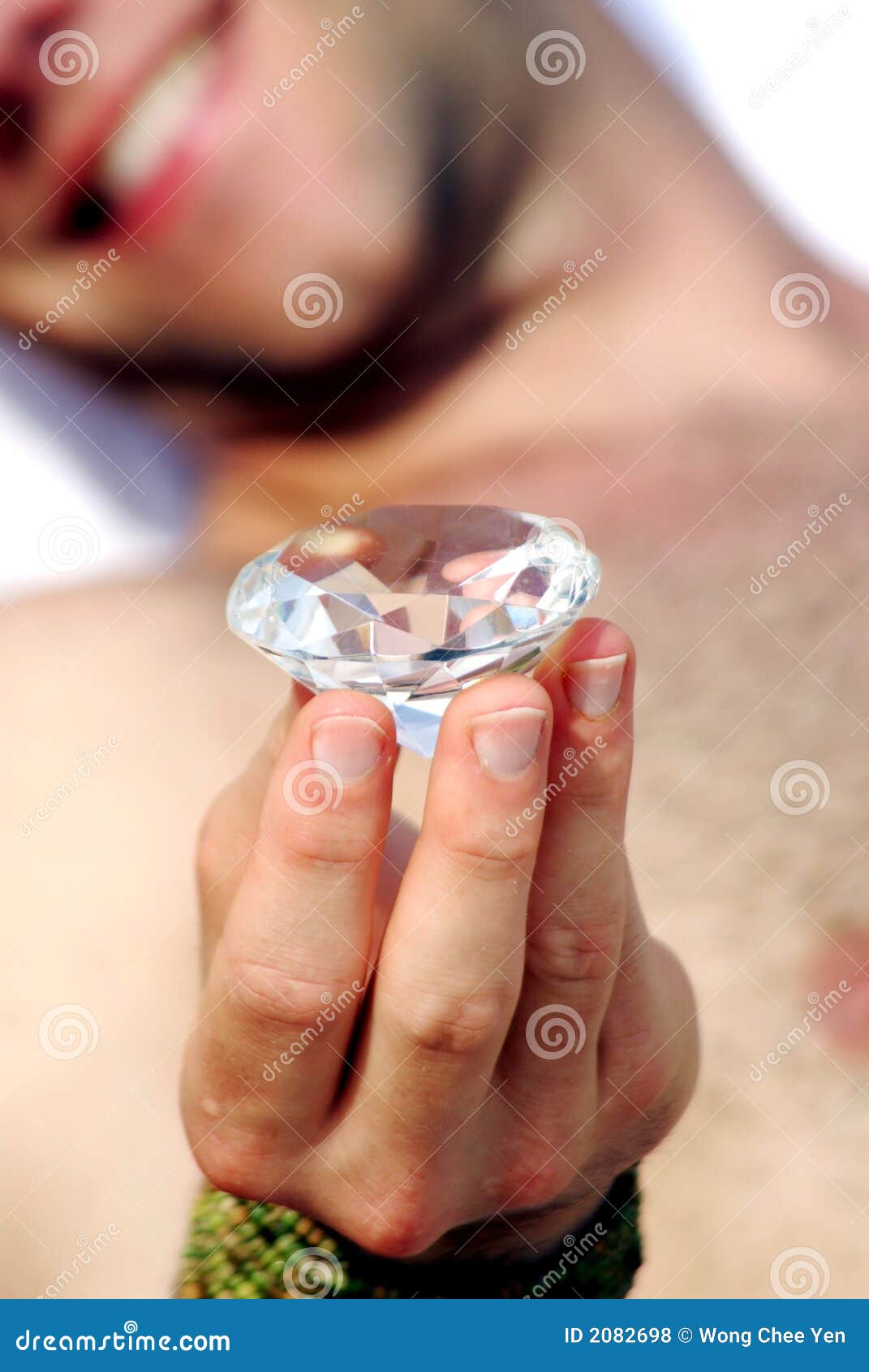 Man with diamond stock photo. Image of adult, luxury, healthy - 2082698