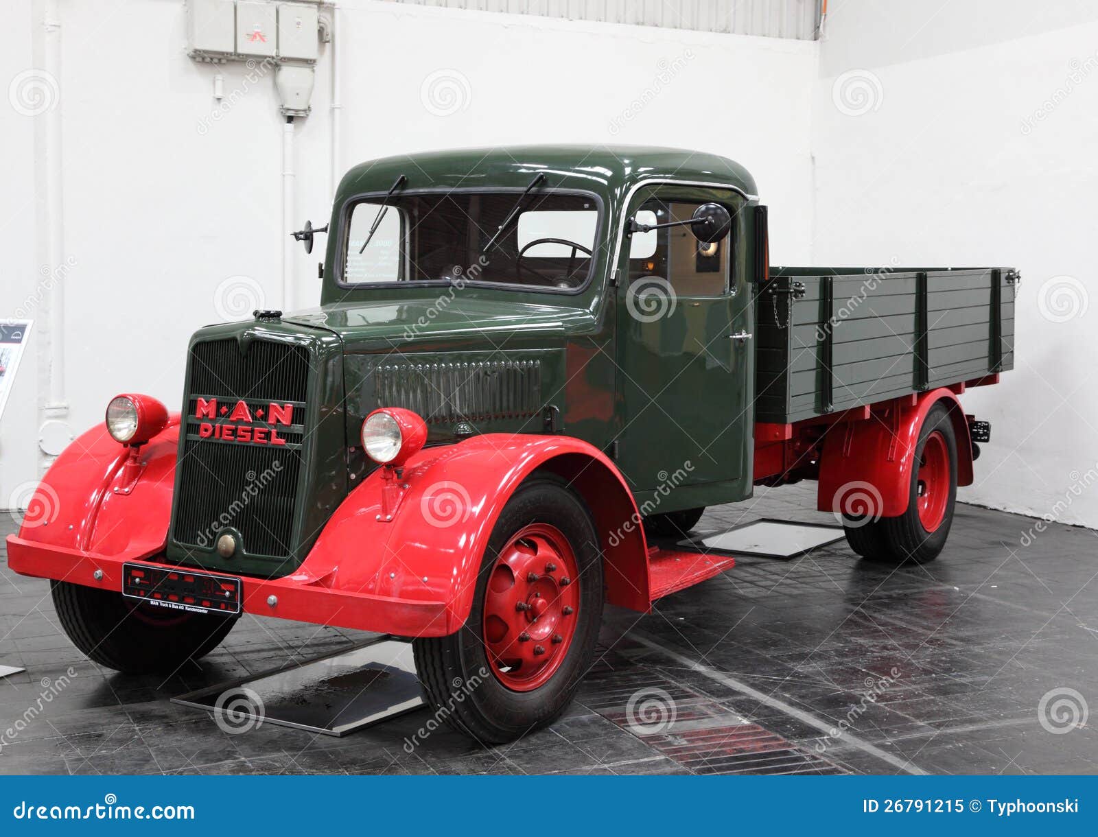 MAN Diesel truck from 1955 editorial image. Image of germany - 26791215