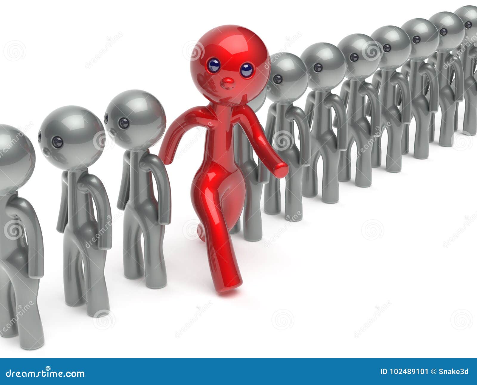 Man Different Stand Out from the Crowd Individuality Character Stock ... Man Different Stand Out from the Crowd Individuality Character Stock ...