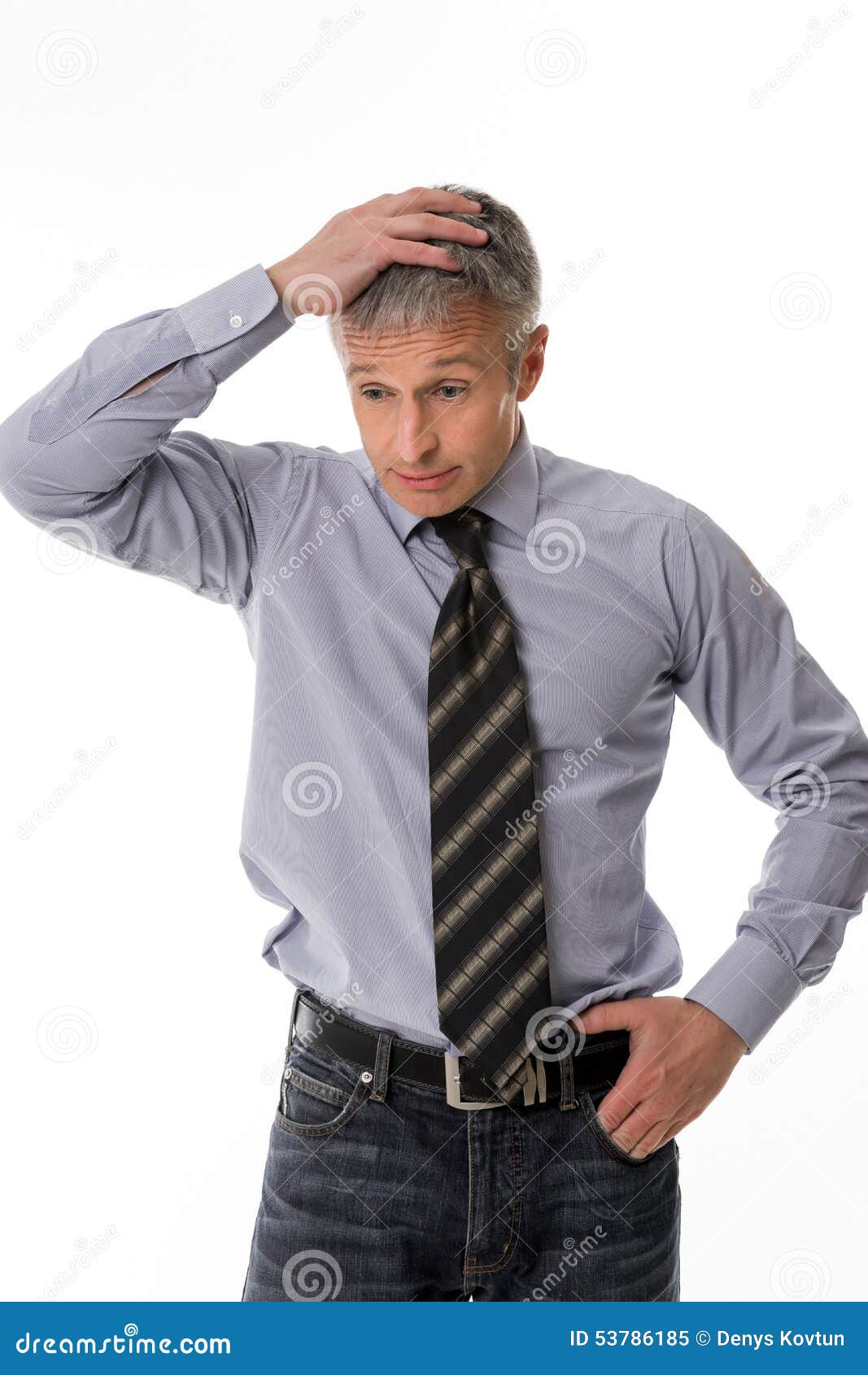 Man in disbelief. stock image. Image of disappointment - 53786185