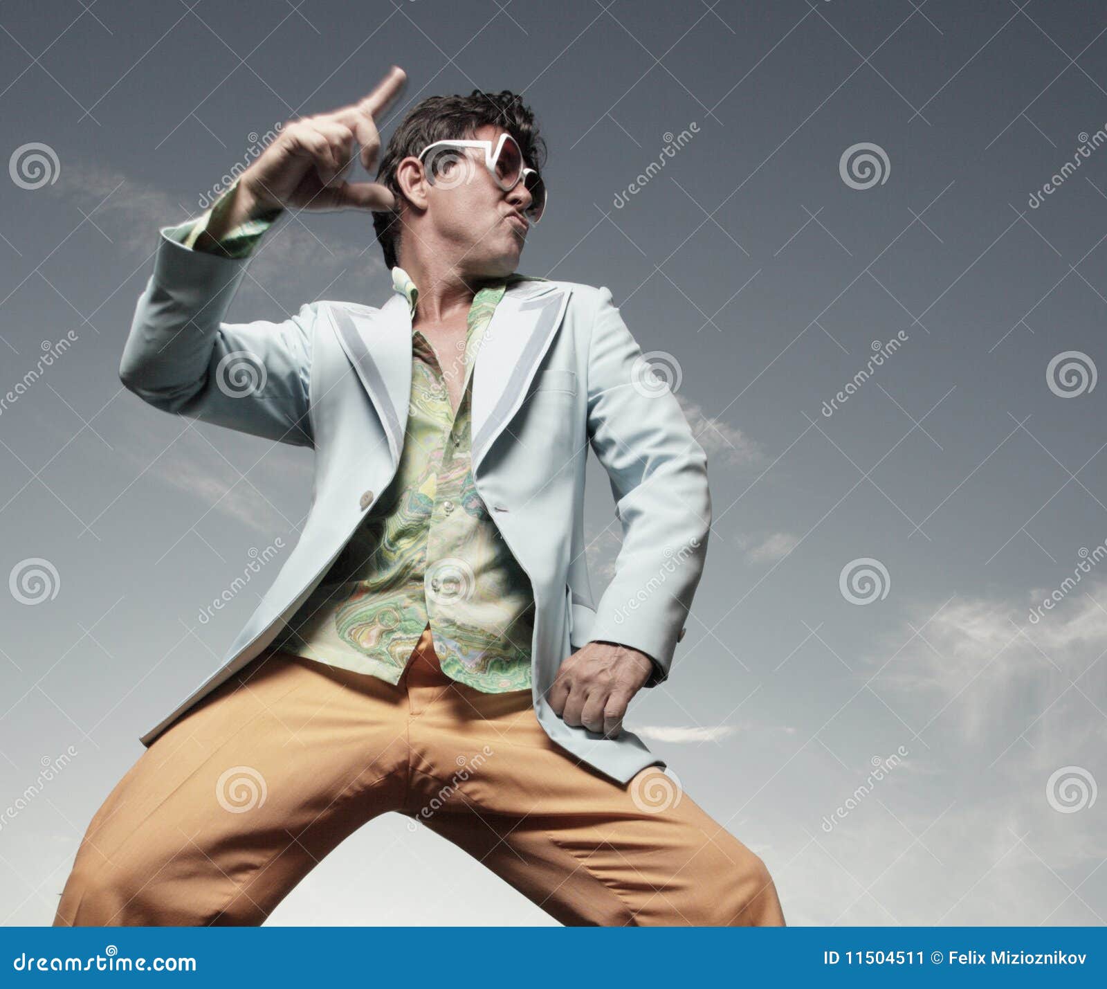 Man disco dancing stock image. Image of cool, male, person - 11504511