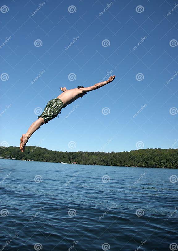 Man diving stock photo. Image of holiday, dare, high, beach - 3226814
