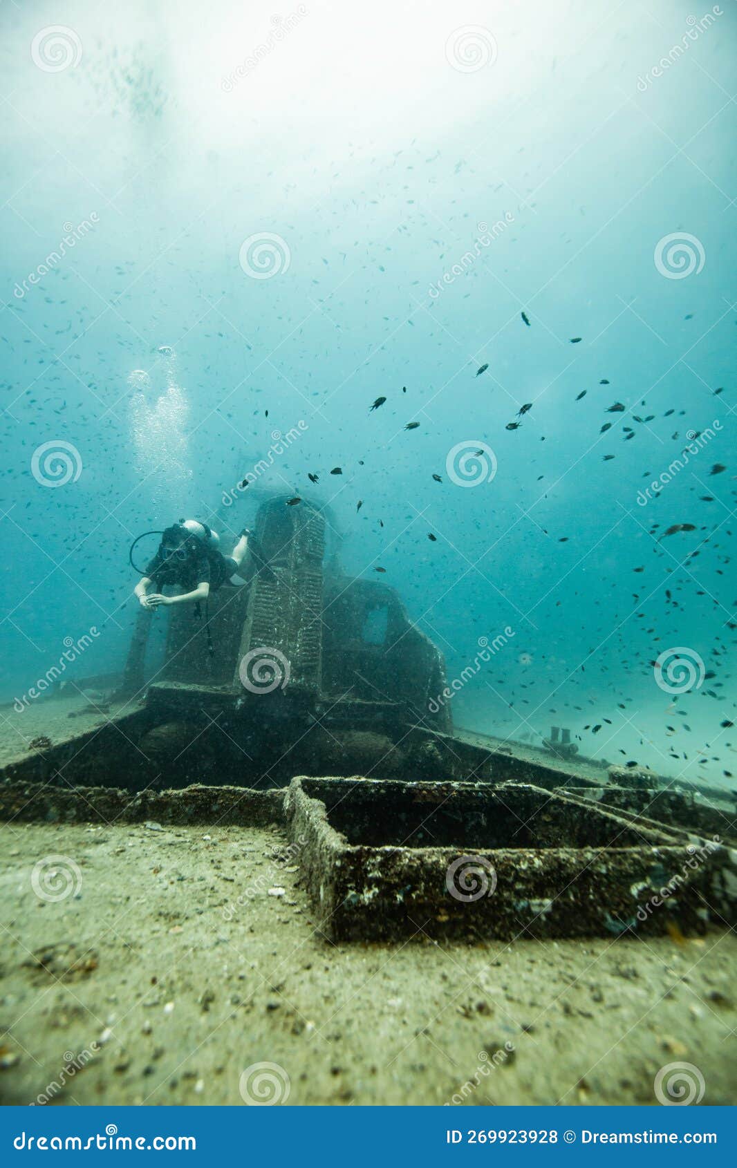 Man Diving in Deep Blue Indian Ocean Stock Photo - Image of diving ...