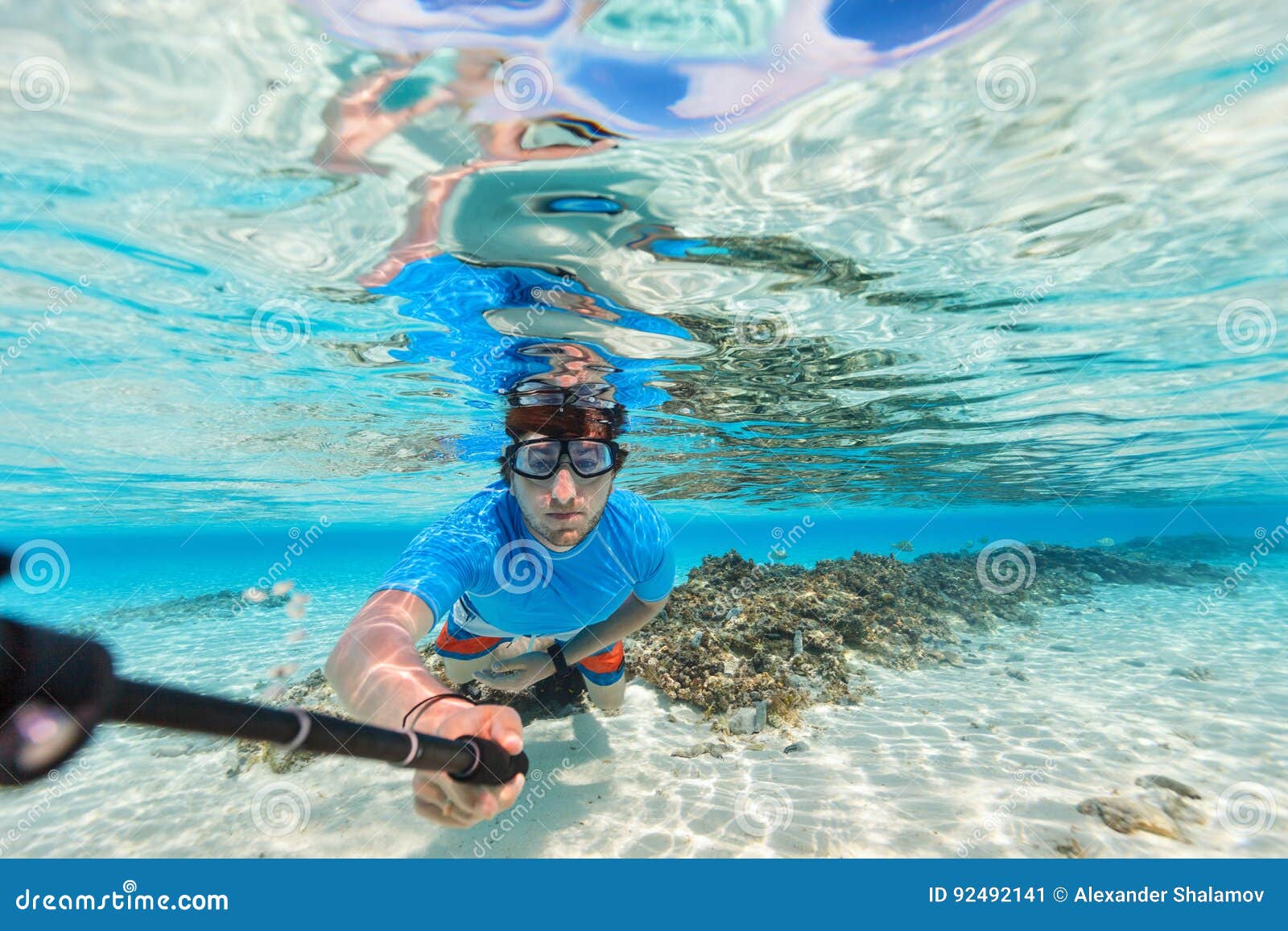 Man diving stock image. Image of person, people, scuba - 92492141