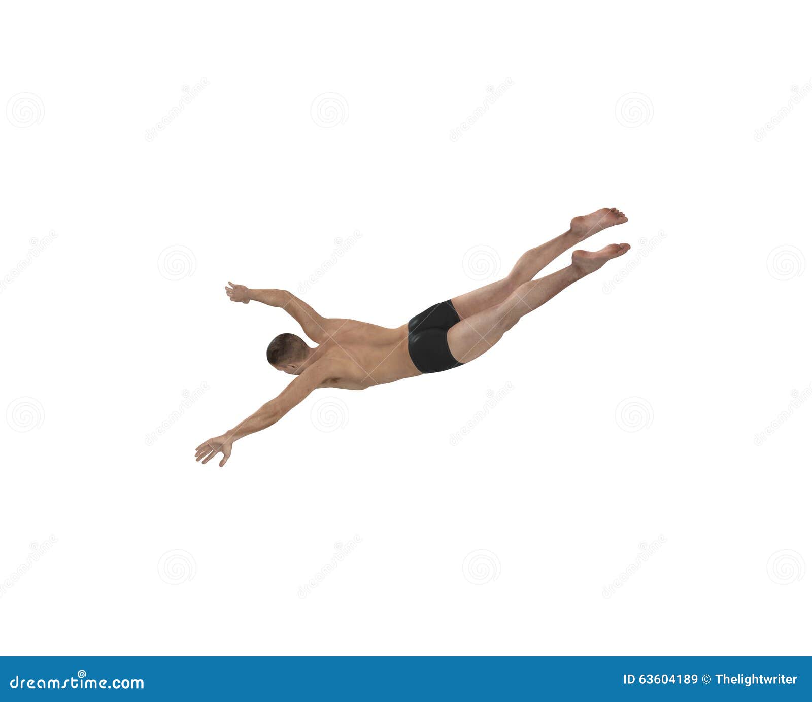 Person Diving Into Ocean