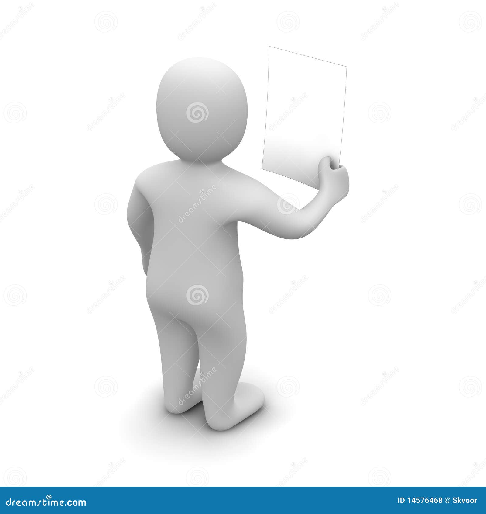 Man and document stock illustration. Illustration of guys - 14576468