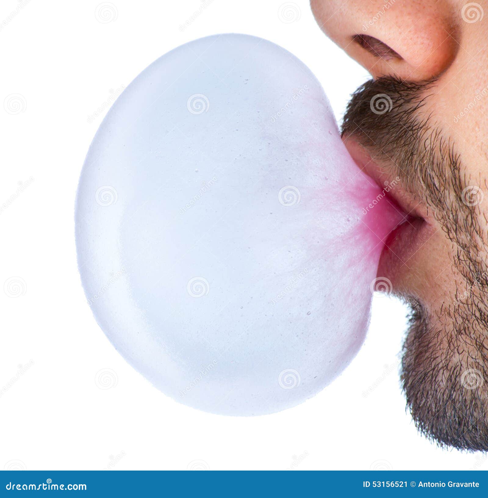 101 Man Chewing Gum Blowing Bubble Photos - Free & Royalty-Free Stock ...