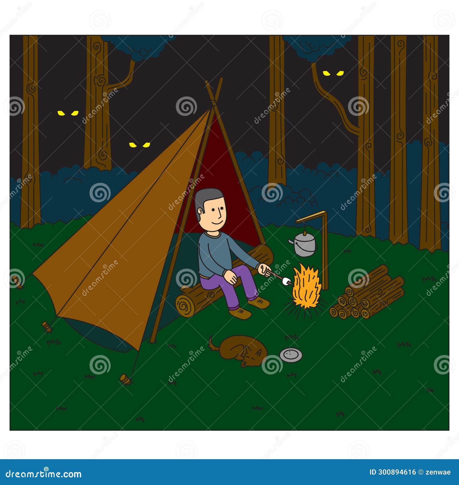 Spooky Bush And Grass Silhouette Collection Of Halloween Vector ...