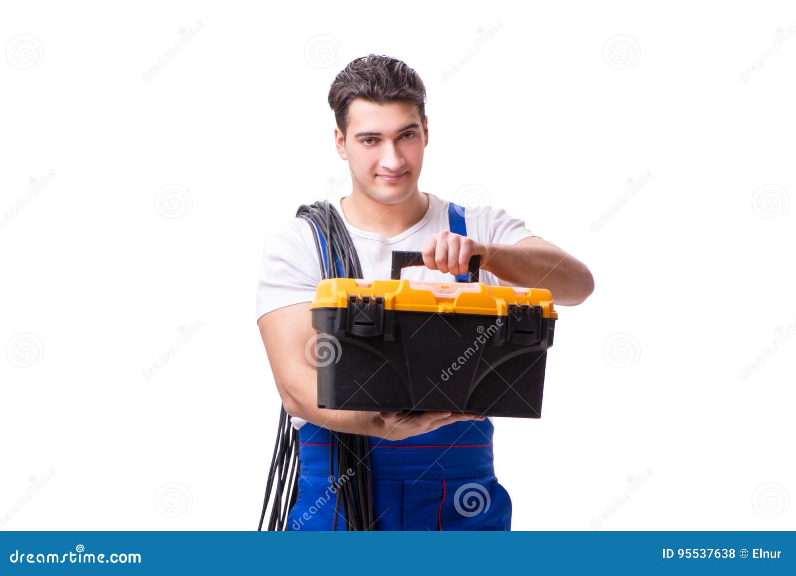 The Man Doing Electrical Repairs Stock Photo - Image of professional ...