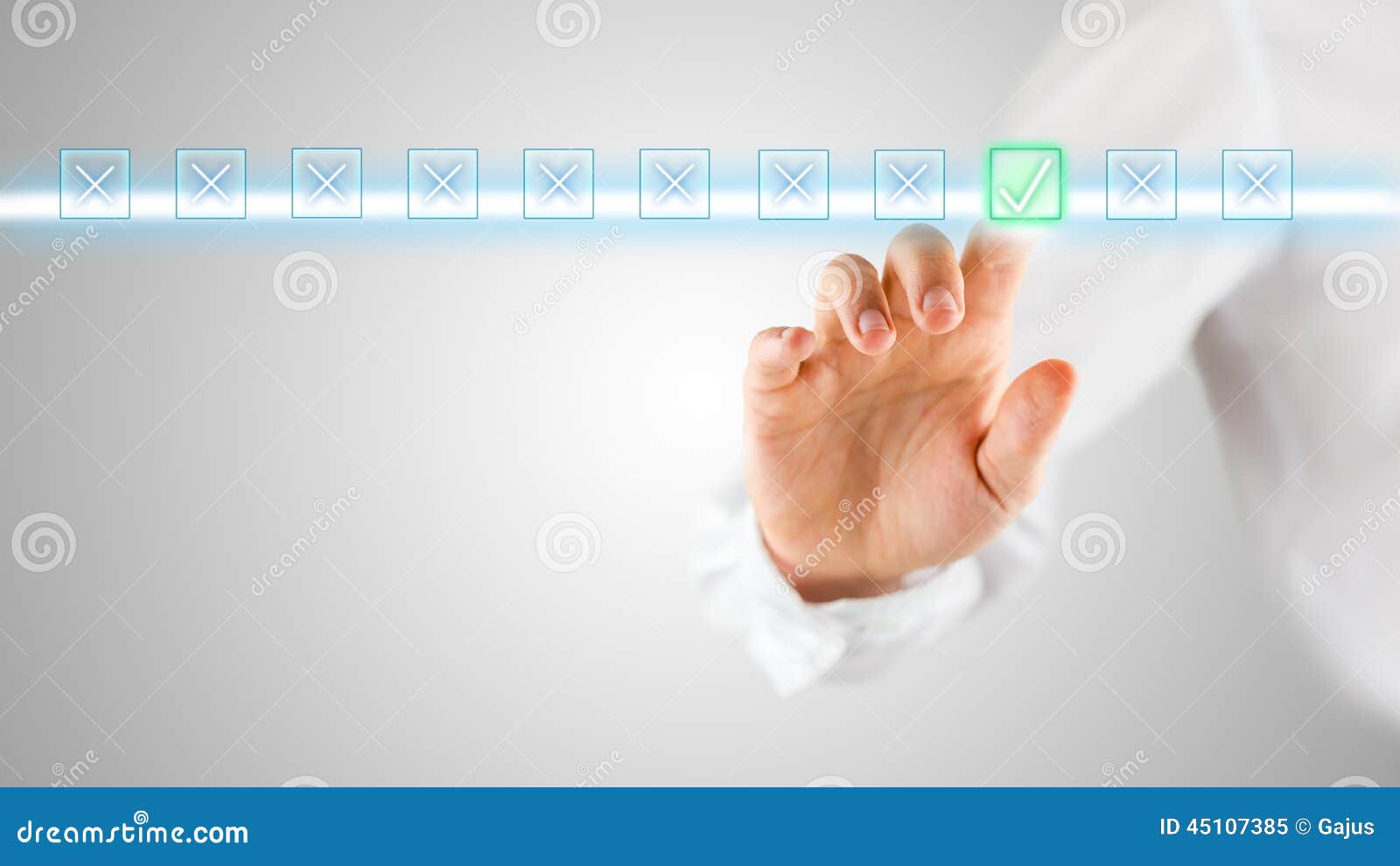 Man Doing an Evaluation or Assessment Online Stock Image - Image of ...