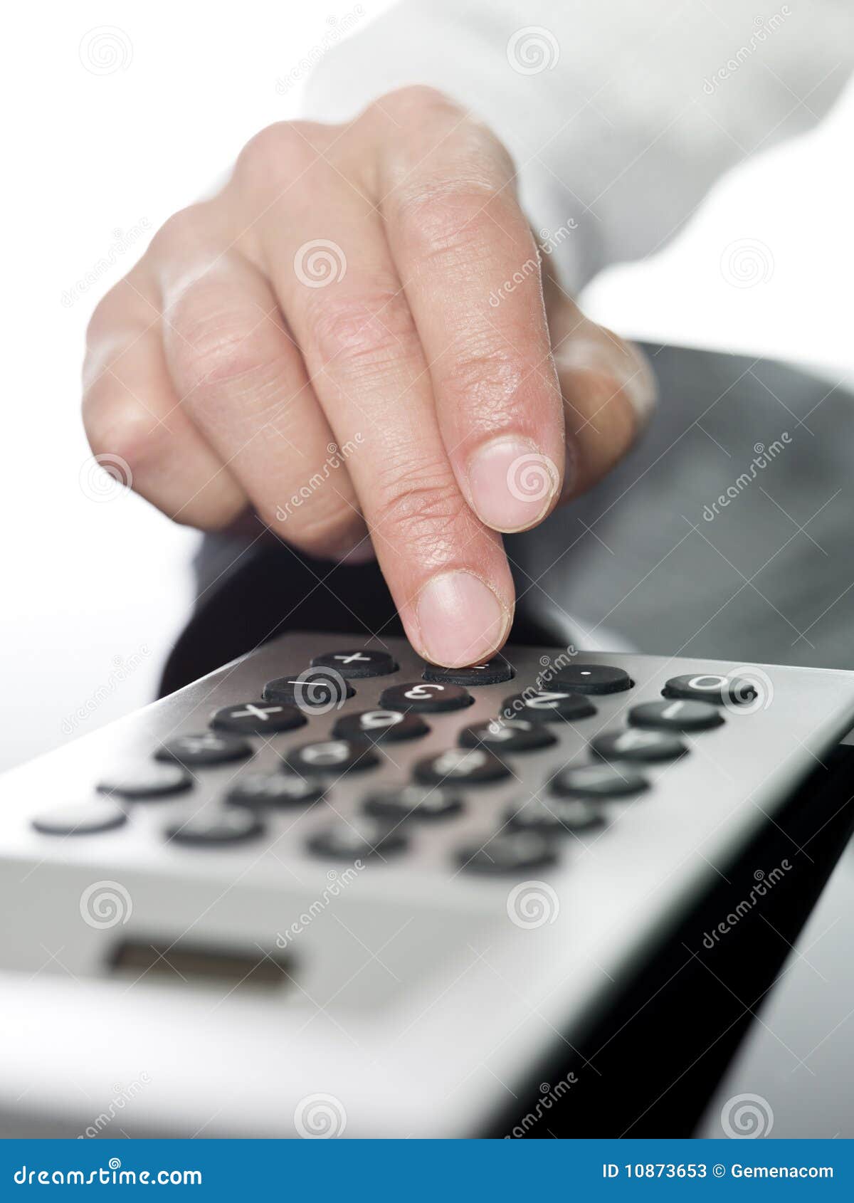 Man Doing Financial Calculations Stock Image - Image of data, advisor ...