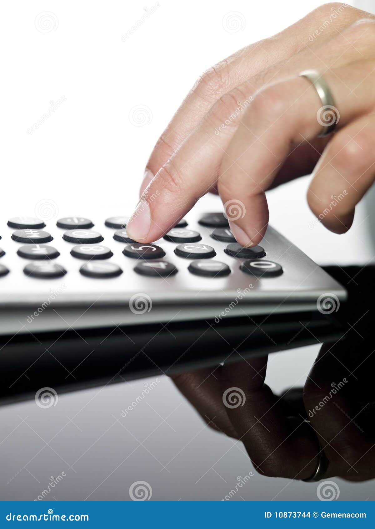 Man Doing Financial Calculations Stock Photo - Image of investment ...