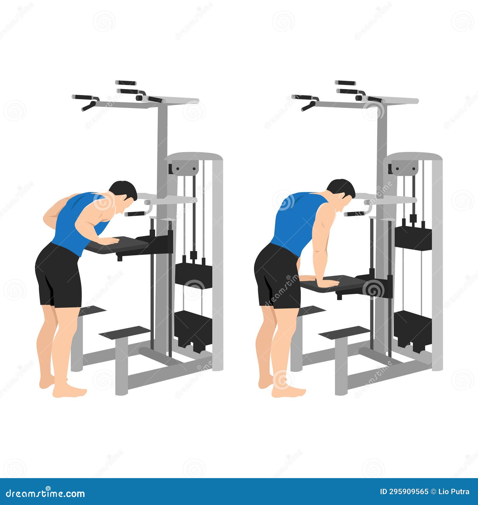 Gravitron Tricep Stock Illustrations – 1 Gravitron Tricep Stock ...