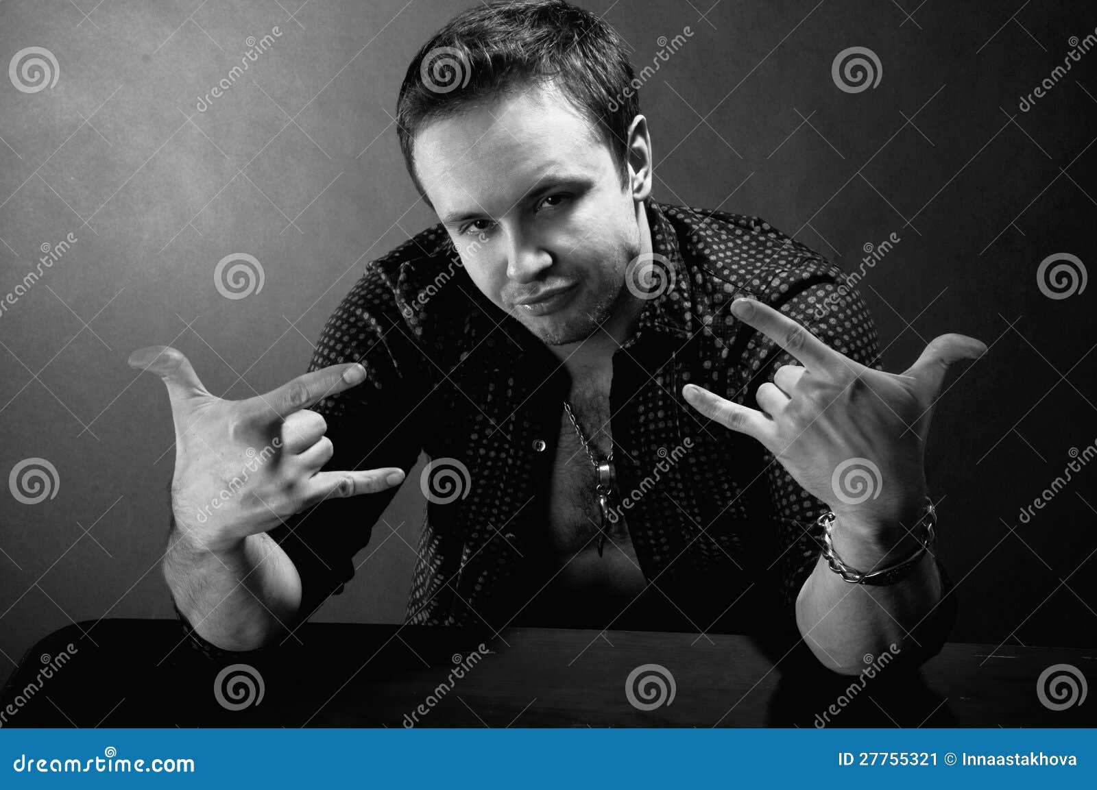 Man doing hand gestures stock image. Image of look, person - 27755321