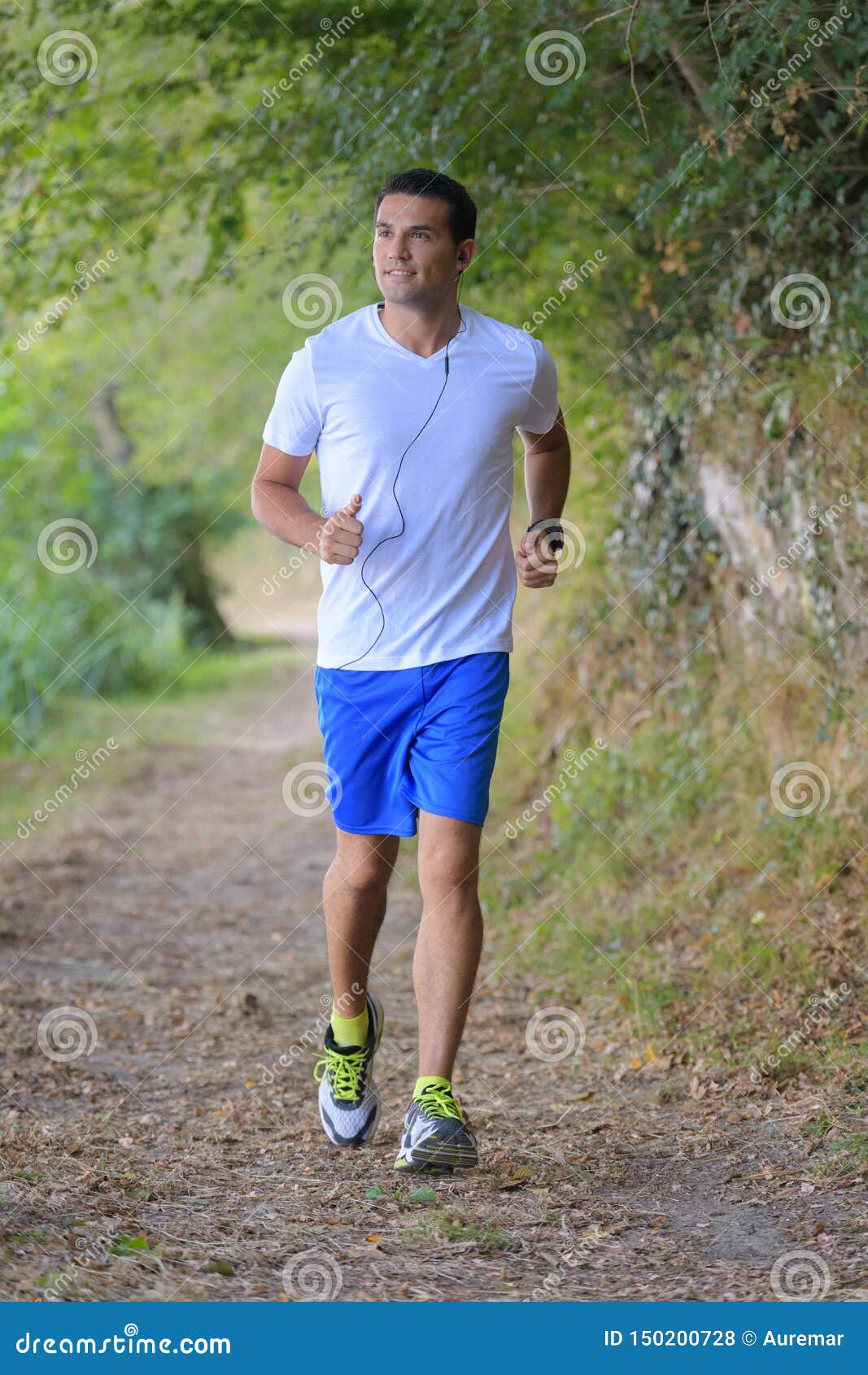 Man doing outdoor run stock photo. Image of hiking, life - 150200728