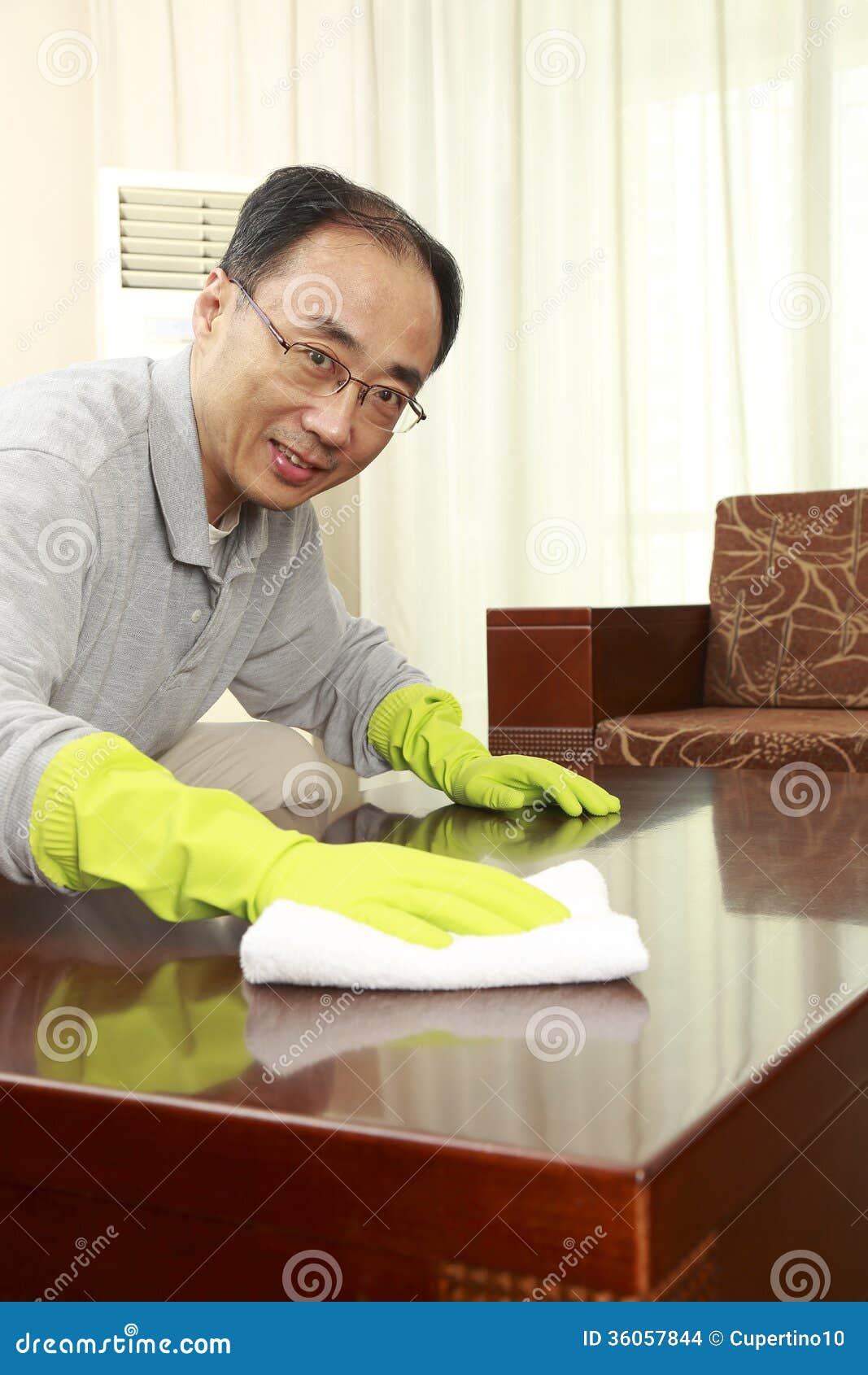Man doing housework stock photo. Image of working, male - 36057844