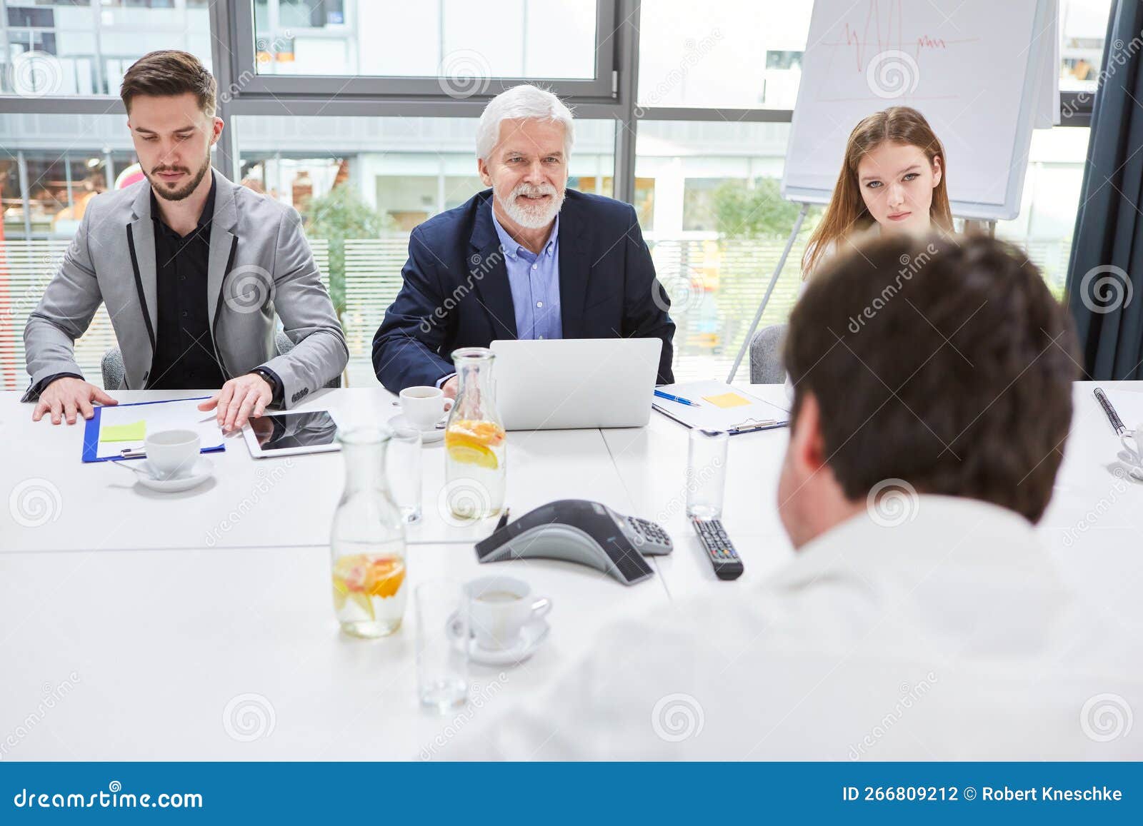 Man Doing Job Interview at Job Interview Stock Photo - Image of ...