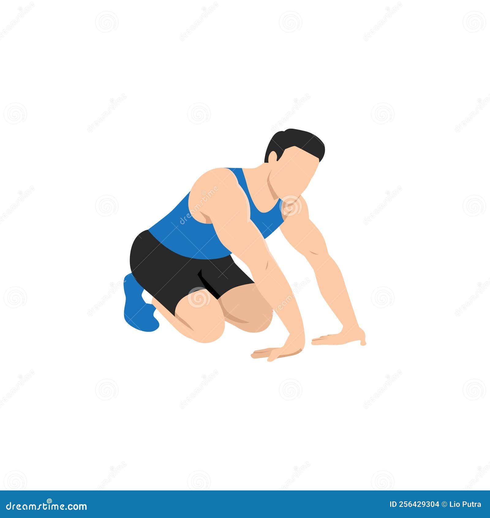 Kneeling Forearm Stretch