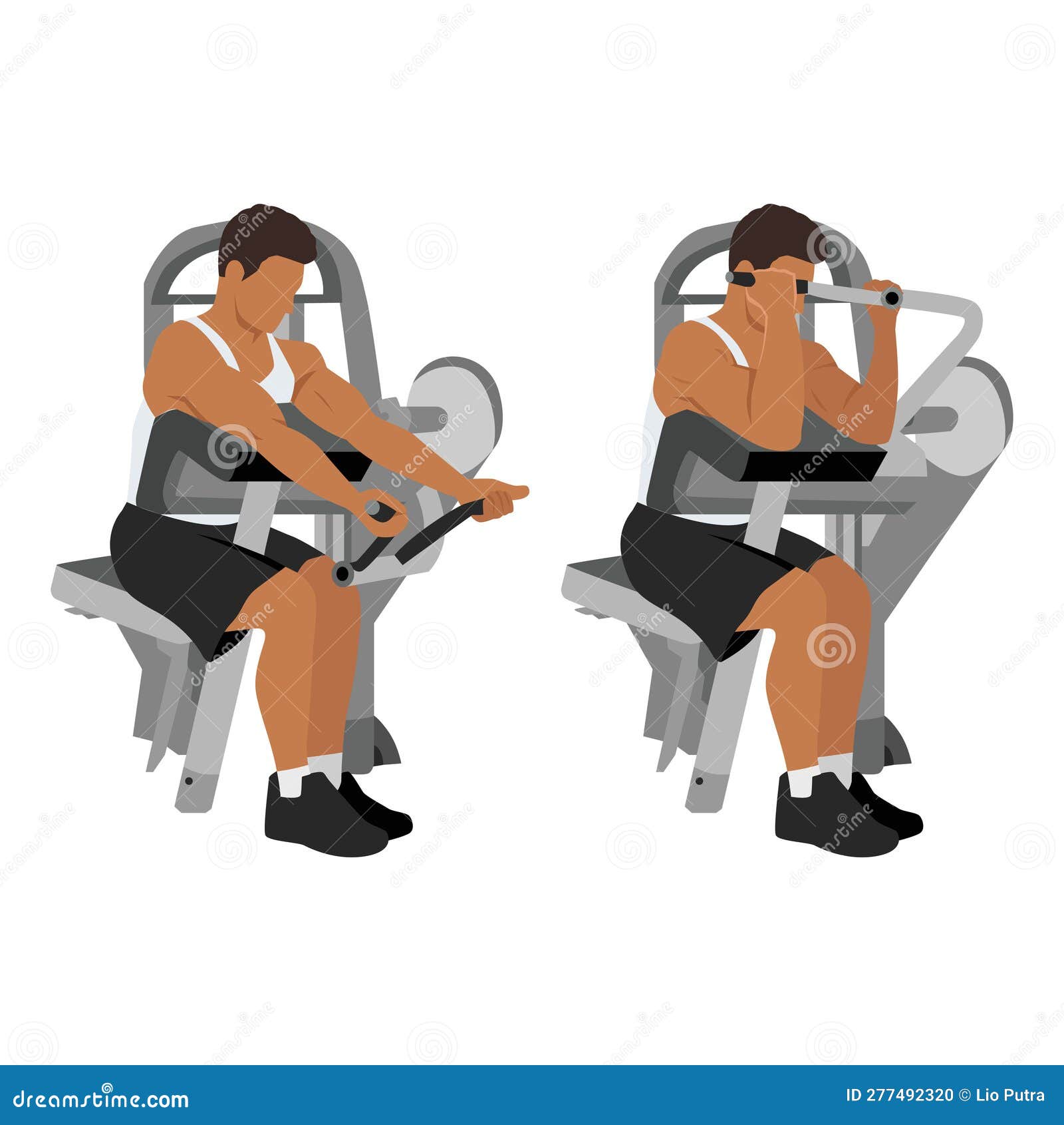 Biceps Exercise Icon Cartoon Vector | CartoonDealer.com #316927587
