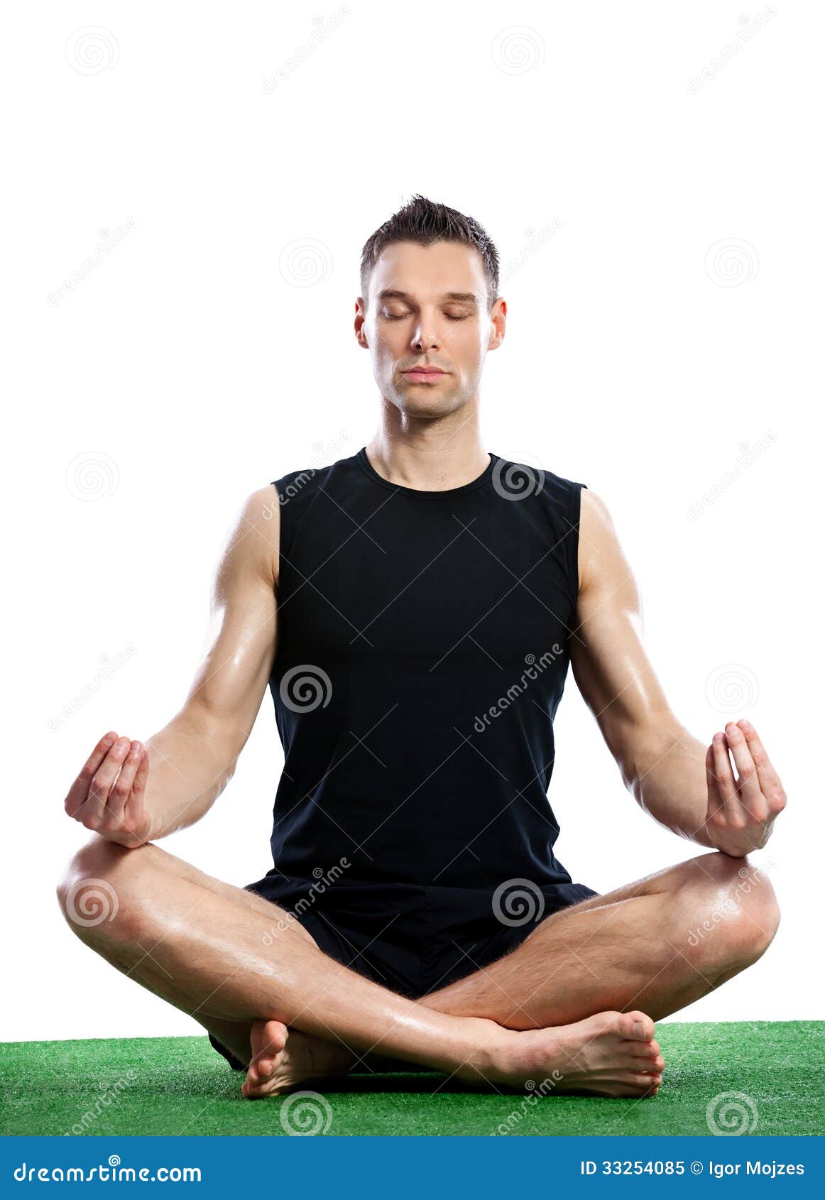 Man doing meditation stock image. Image of male, balance - 33254085 Man doing meditation stock image. Image of male, balance - 33254085