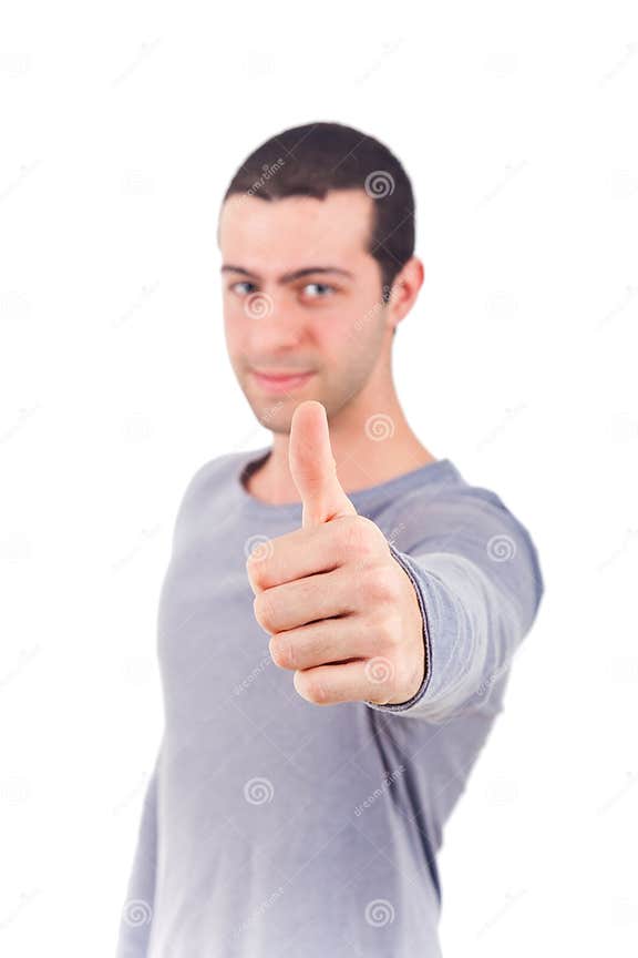 Man doing ok sign stock image. Image of okay, sign, number - 18085321