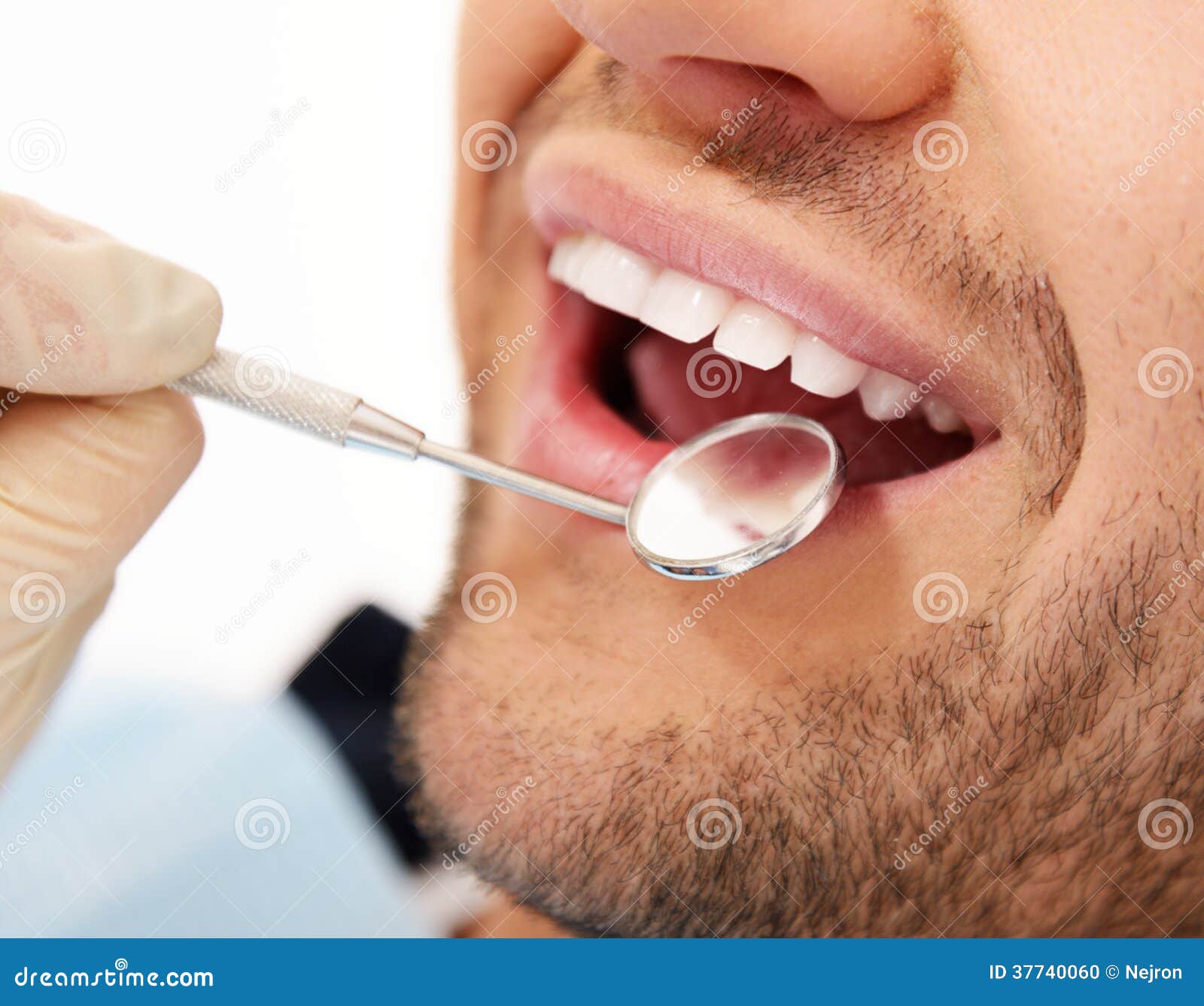 Man doing teeth checkup stock photo. Image of care, medical - 37740060