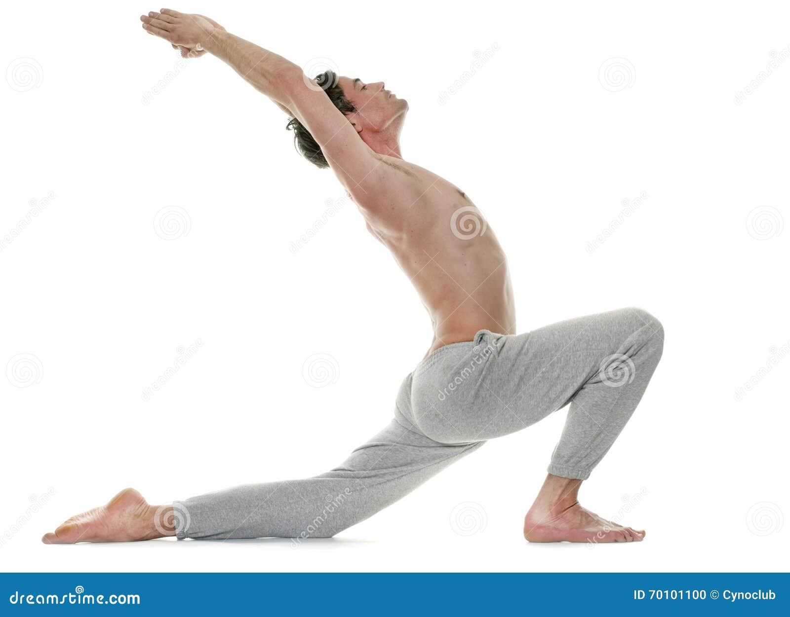 Man doing yoga stock photo. Image of training, asana - 70101100