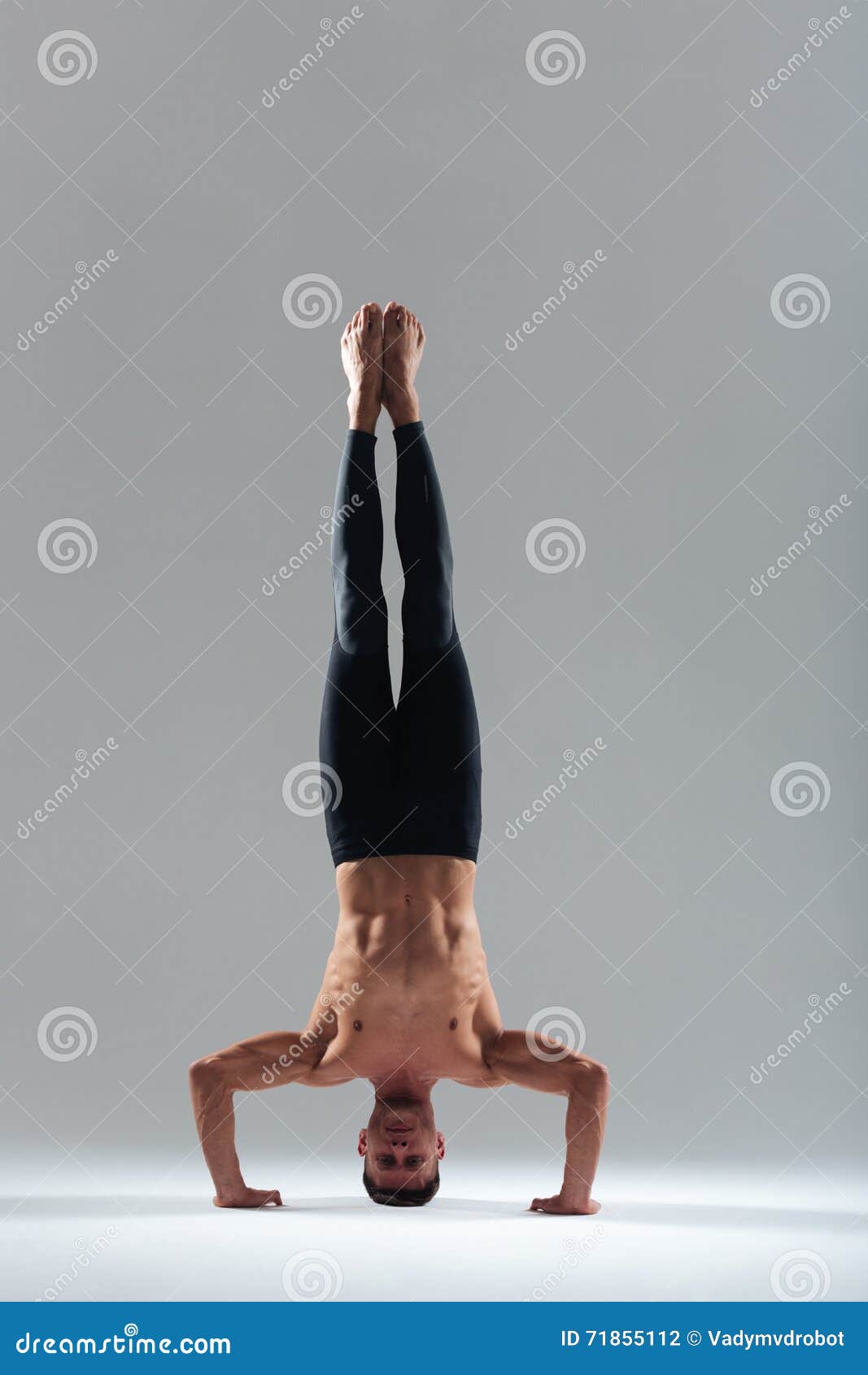 Yoga Headstand Royalty-Free Stock Image | CartoonDealer.com #25667626