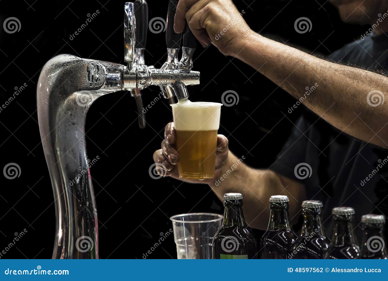 Drawing: Drunk Man Drinking Alcohol. Royalty-Free Stock Image ...