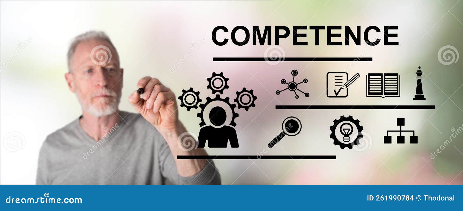 Man Drawing Competence Concept Stock Photo - Image of creative, person ...