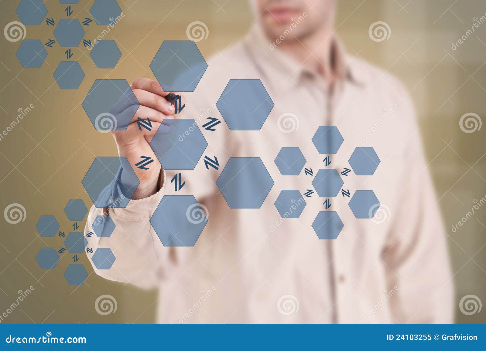 Man drawing diagram stock image. Image of central, manager - 24103255