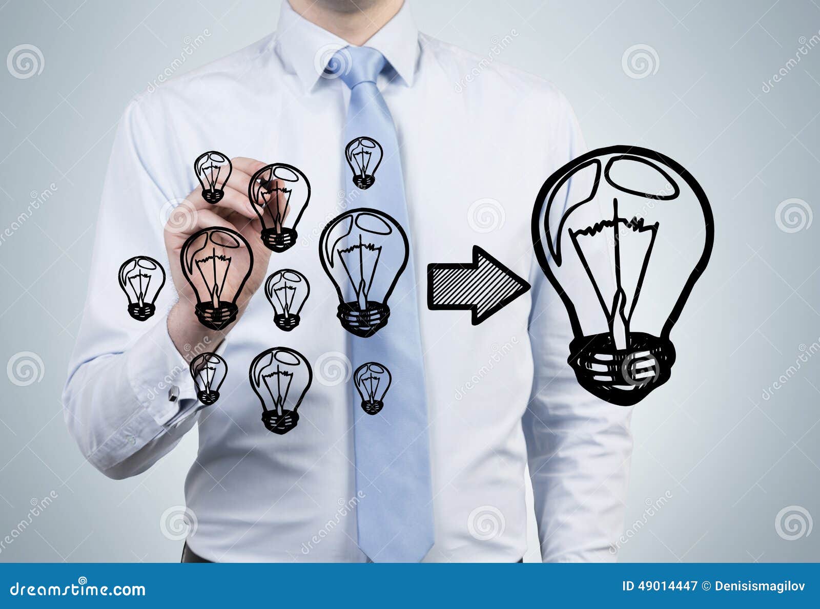 Man drawing idea stock image. Image of sign, people, object - 49014447