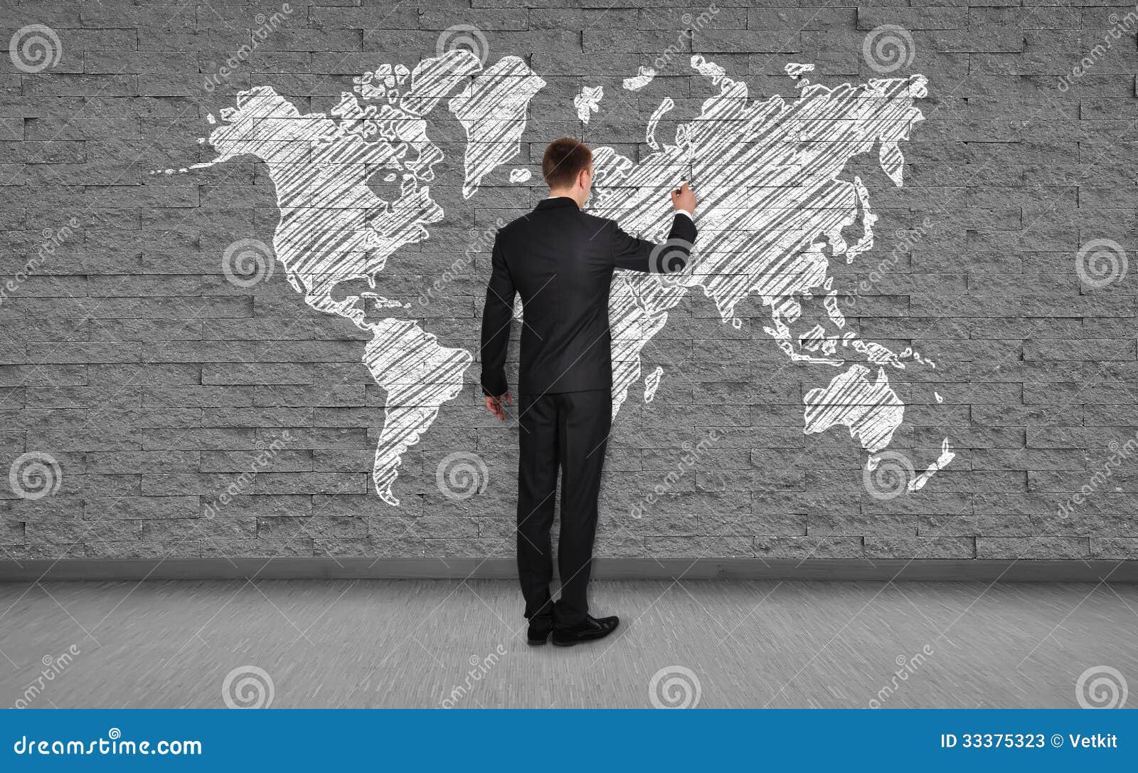 Man drawing map stock image. Image of earth, cartography - 33375323