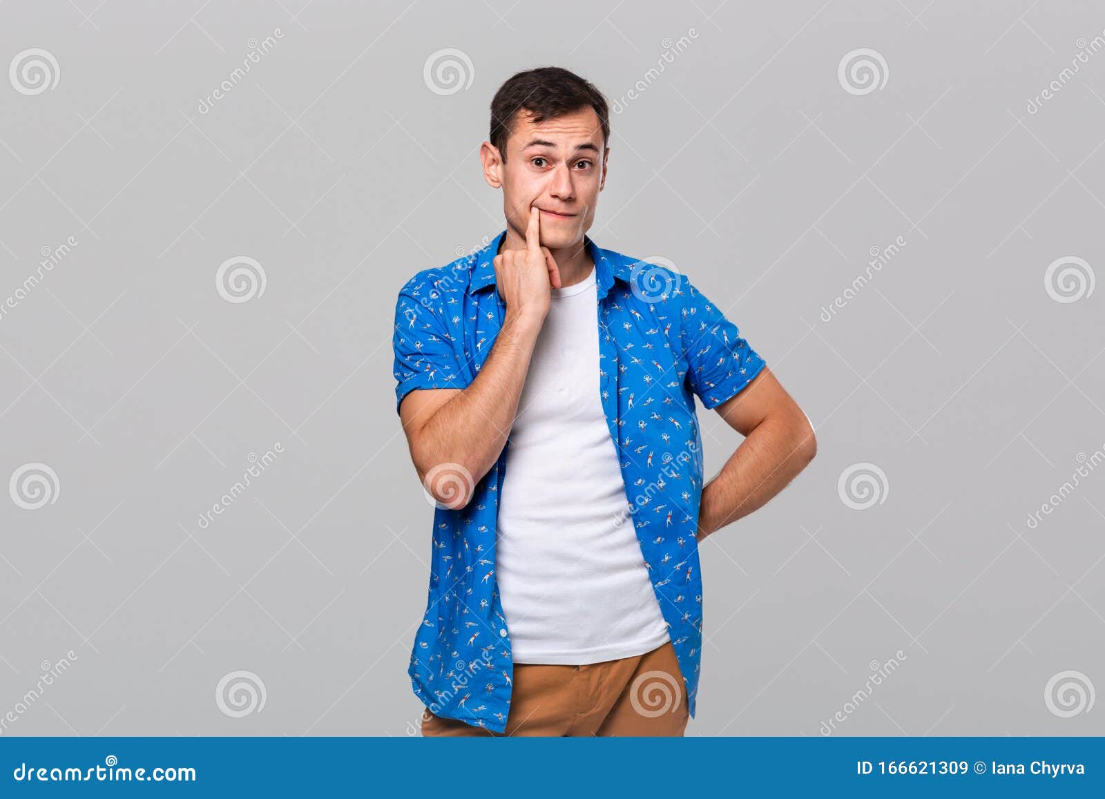 Man Dreaming about His Dreams Come True. Stock Image - Image of ...