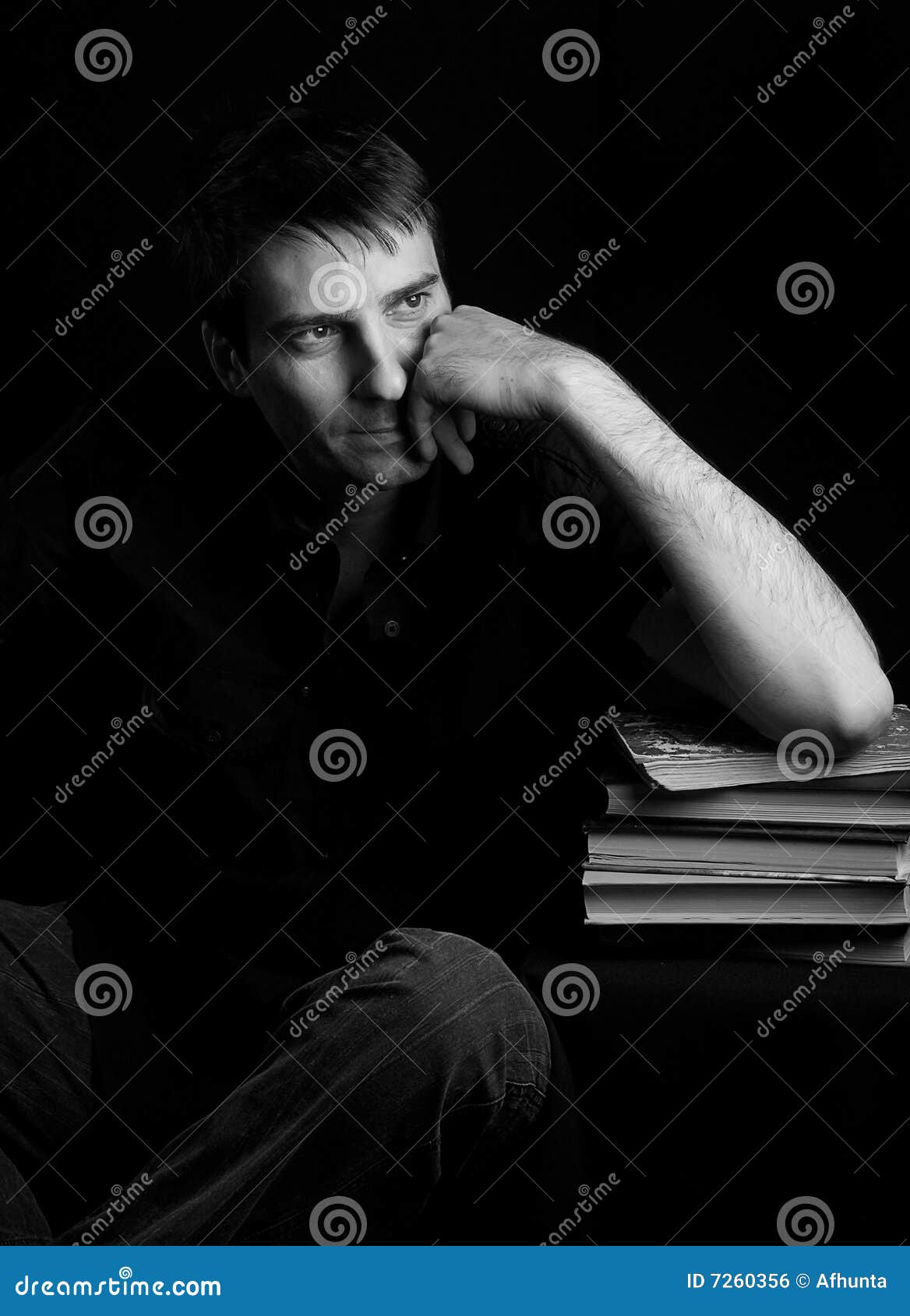 The man dreams stock photo. Image of people, business - 7260356
