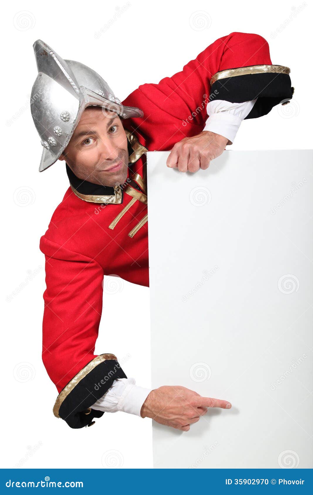 Man dressed in conqueror stock photo. Image of apparel - 35902970
