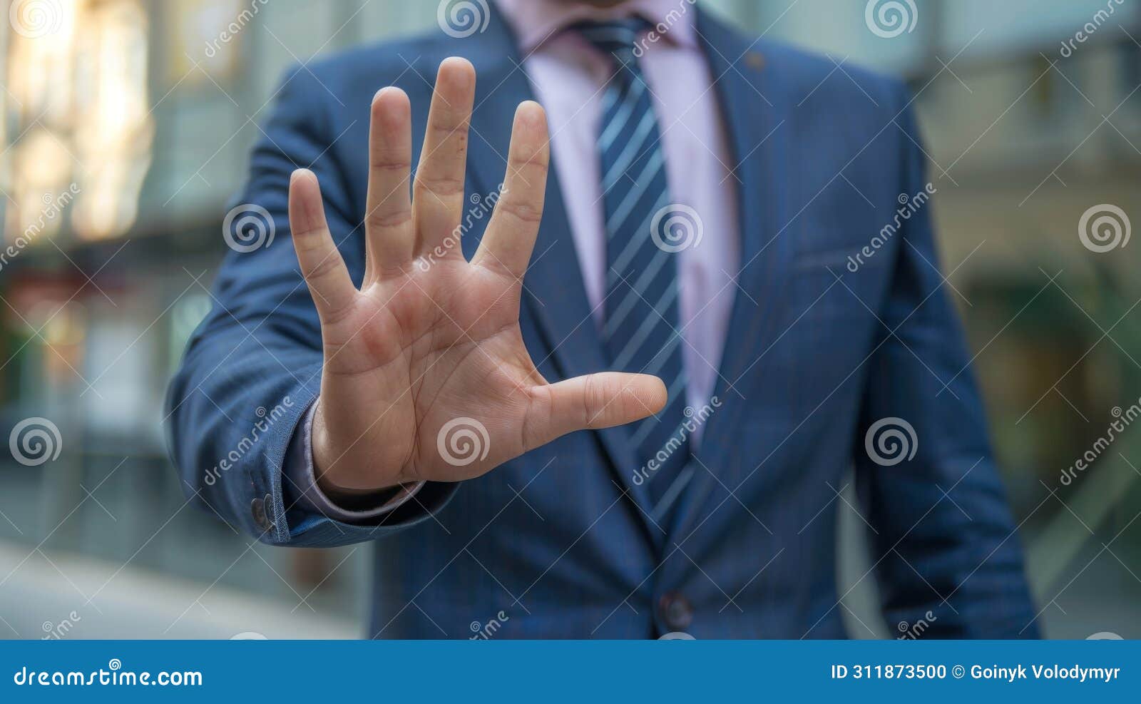 Man In Suit Making Hand Gesture Stock Illustration Illustration Of
