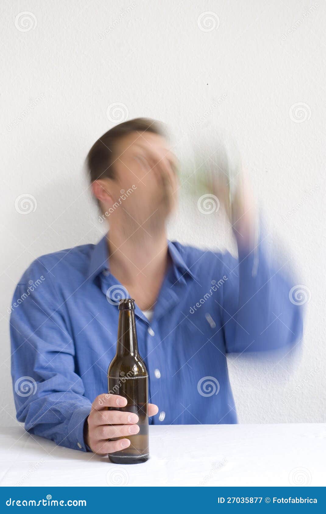 Man Drinking with Both Hands Stock Image - Image of alcoholism ...
