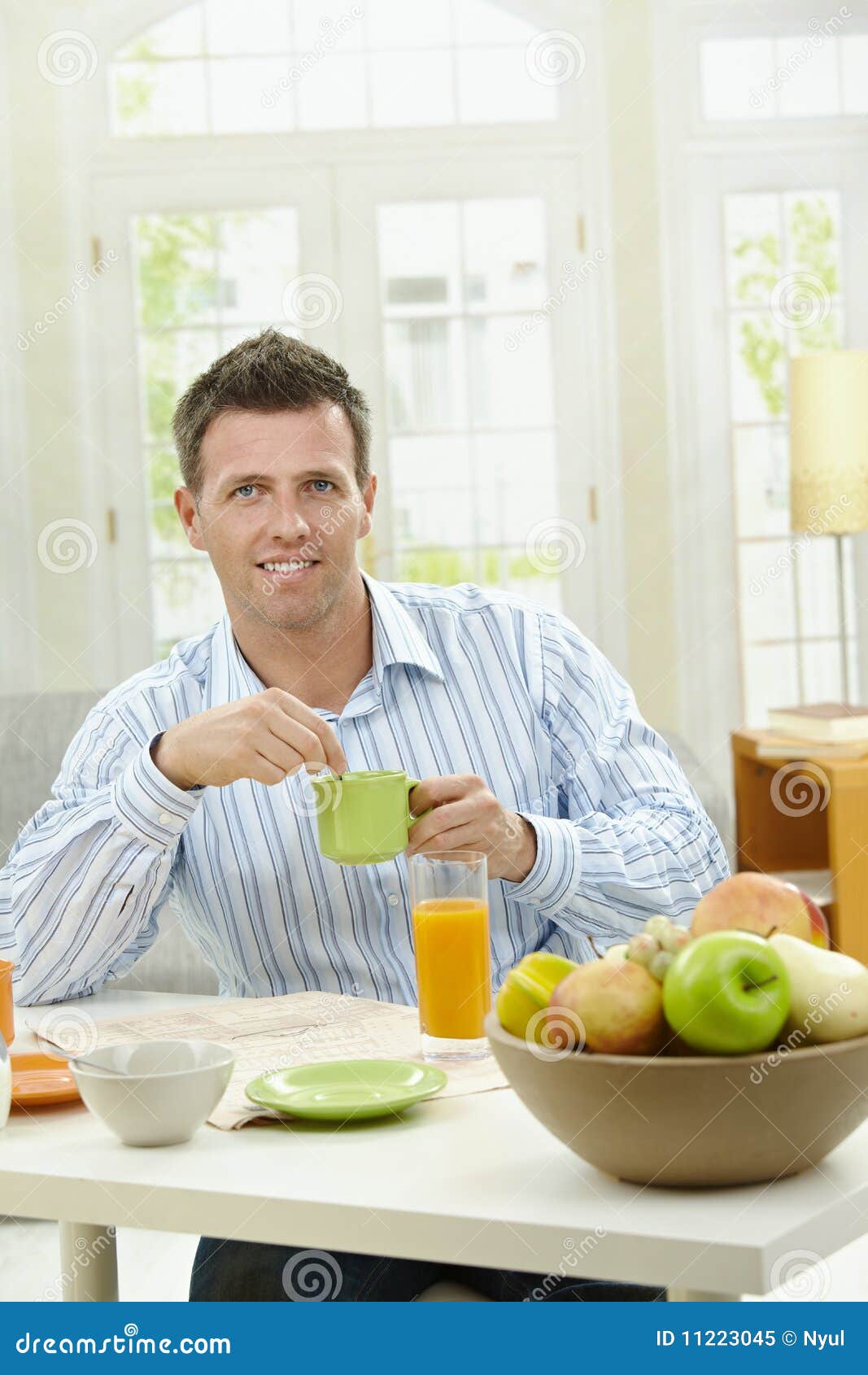 Man drinking coffee stock image. Image of adult, delicious - 11223045